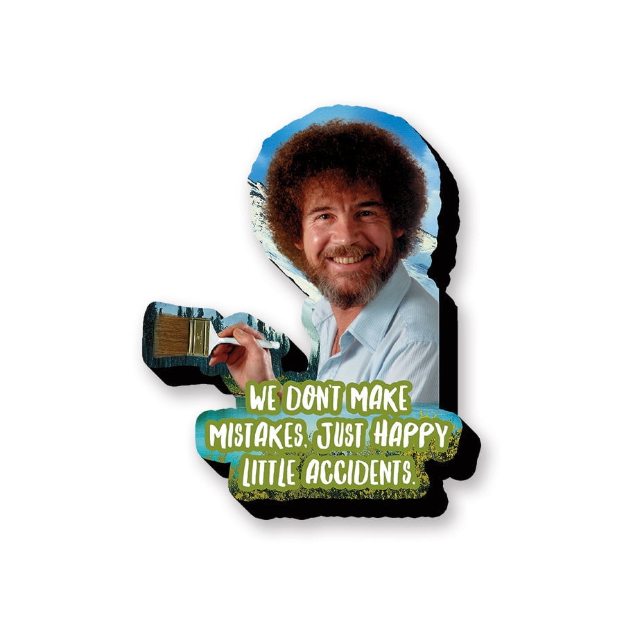 Bob Ross Little Accidents Funky Chunky Magnet - Walmart.com