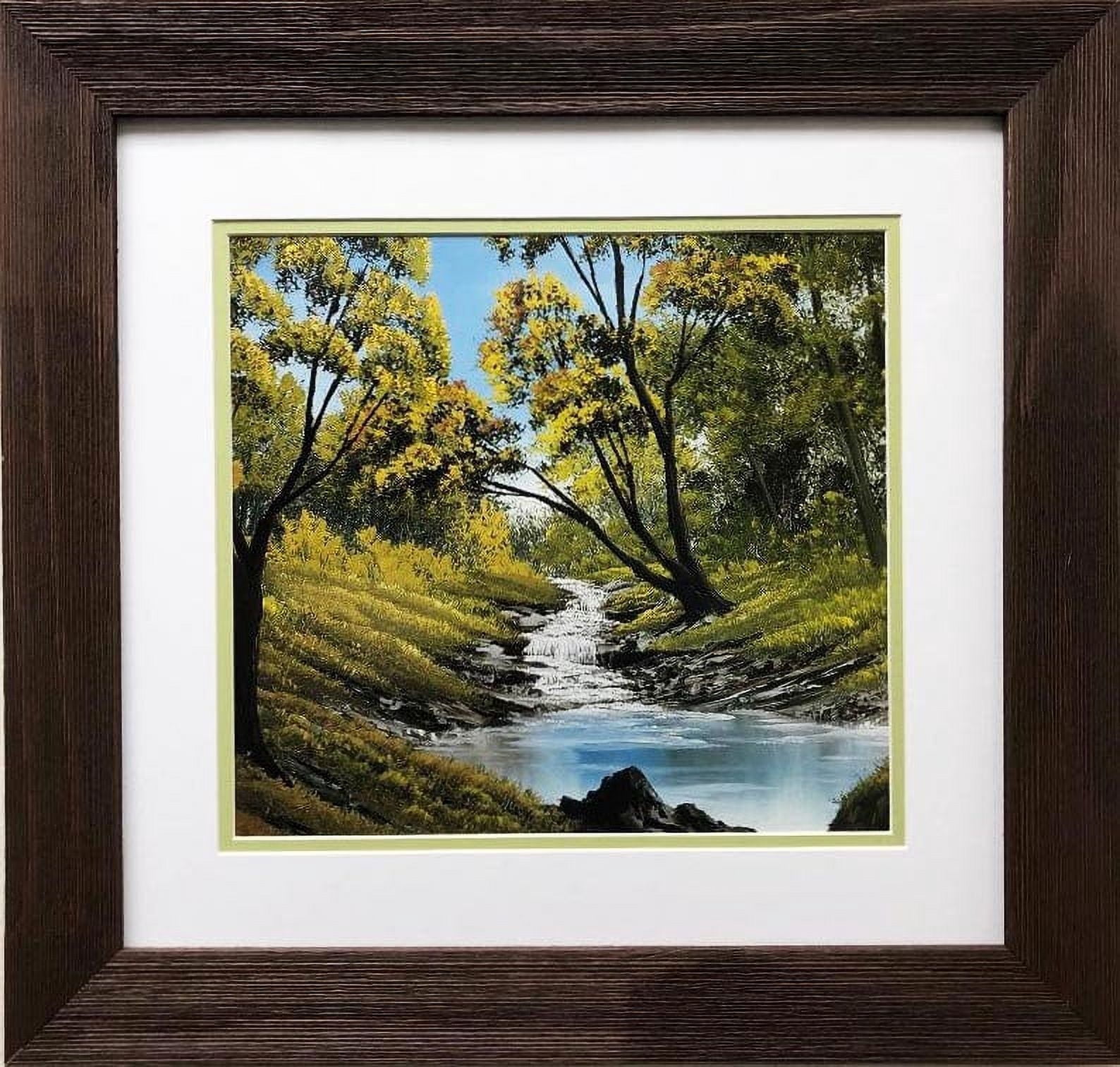 Bob Ross "Little Valley of Stream" CUSTOM FRAMED ART Generic - Walmart.com