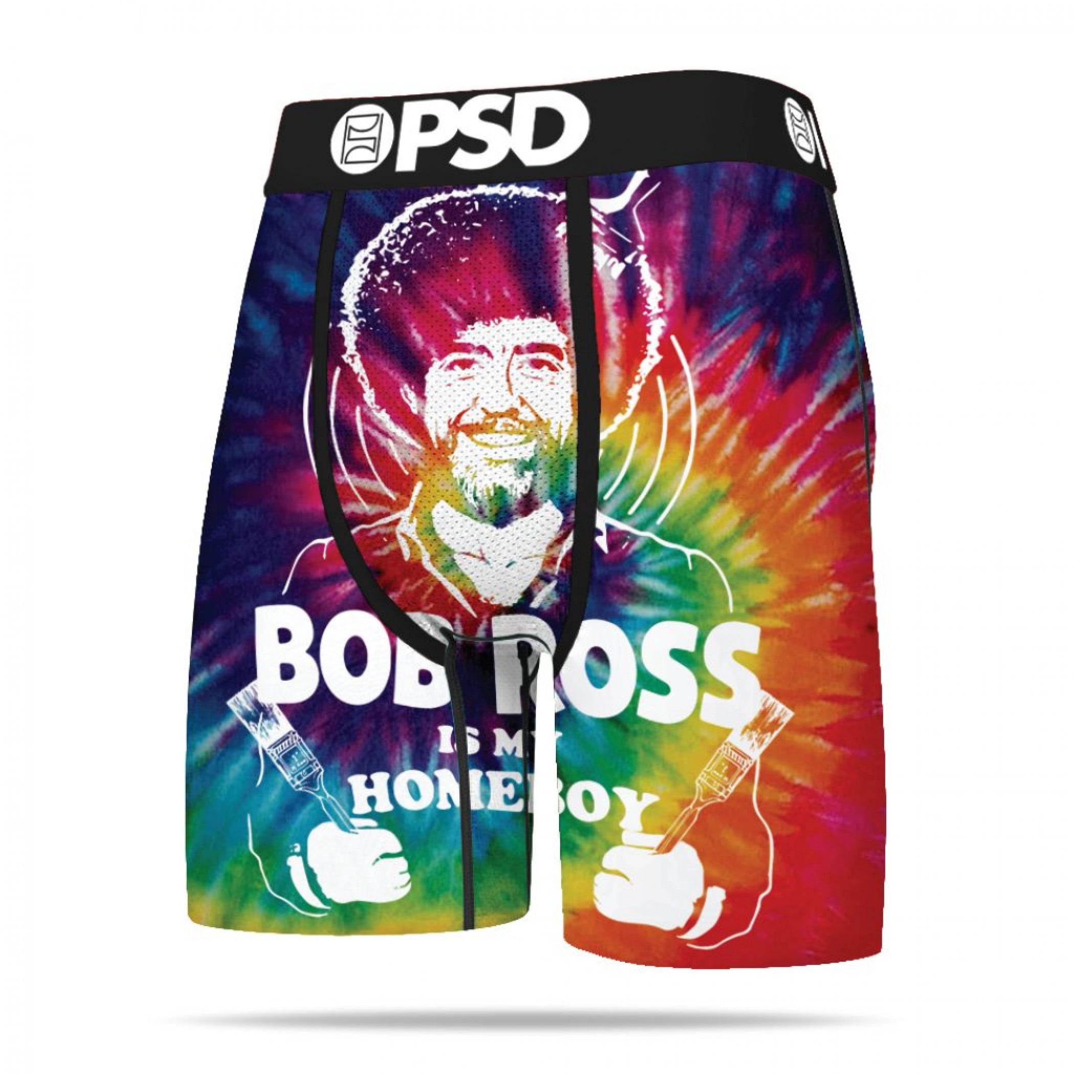 Pop Culture 816391-xxlarge 44-46 Bob Ross My Homeboy Boxer Briefs, 2XL ...
