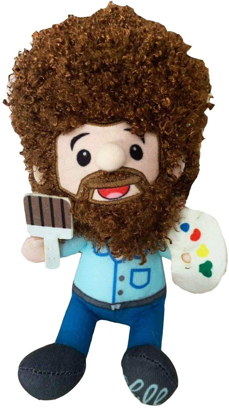 Bob Ross Plush Toy 10 inches - a Happy Little Plush Figure - Walmart.com