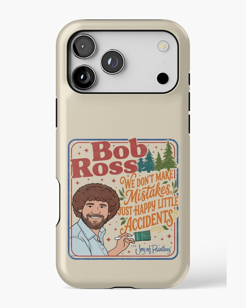 Bob Ross Quotes. H1818 Premium Durable Case for iPhone 17 16 15 14 13 ...