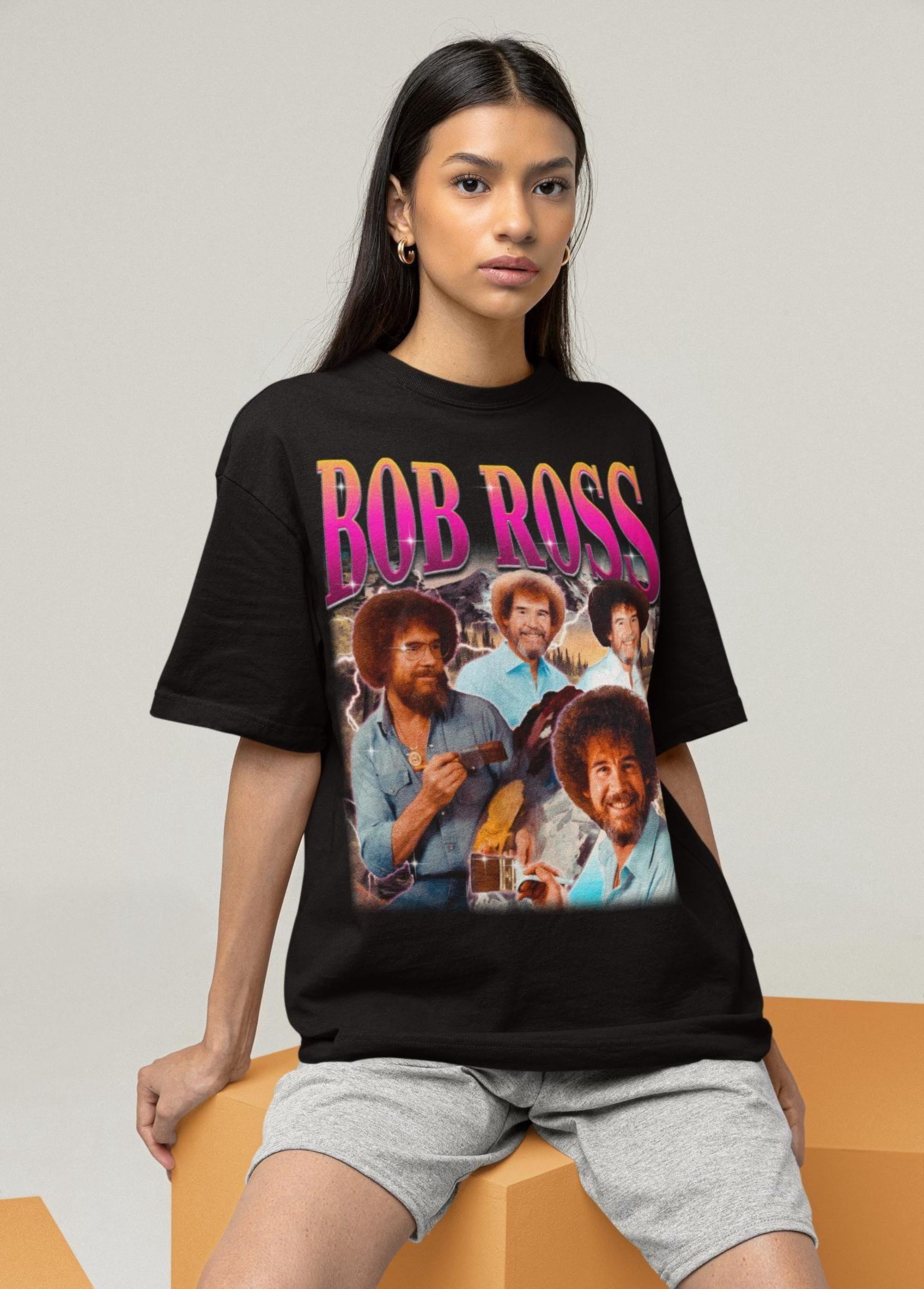 Bob Ross Shirt bob ross crewneckbob ross sweatshirtbob ross t-shirtbob ...