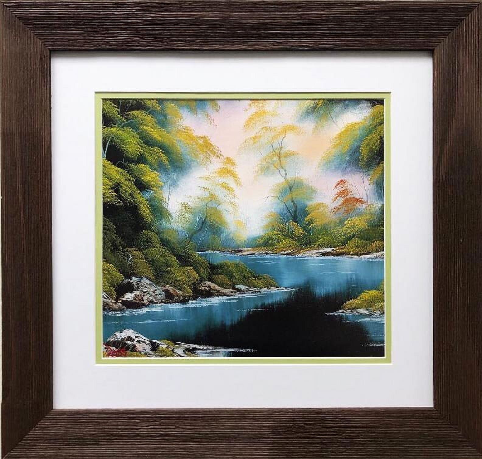 Bob Ross "Summer Breeze" CUSTOM FRAMED ART Generic - Walmart.com