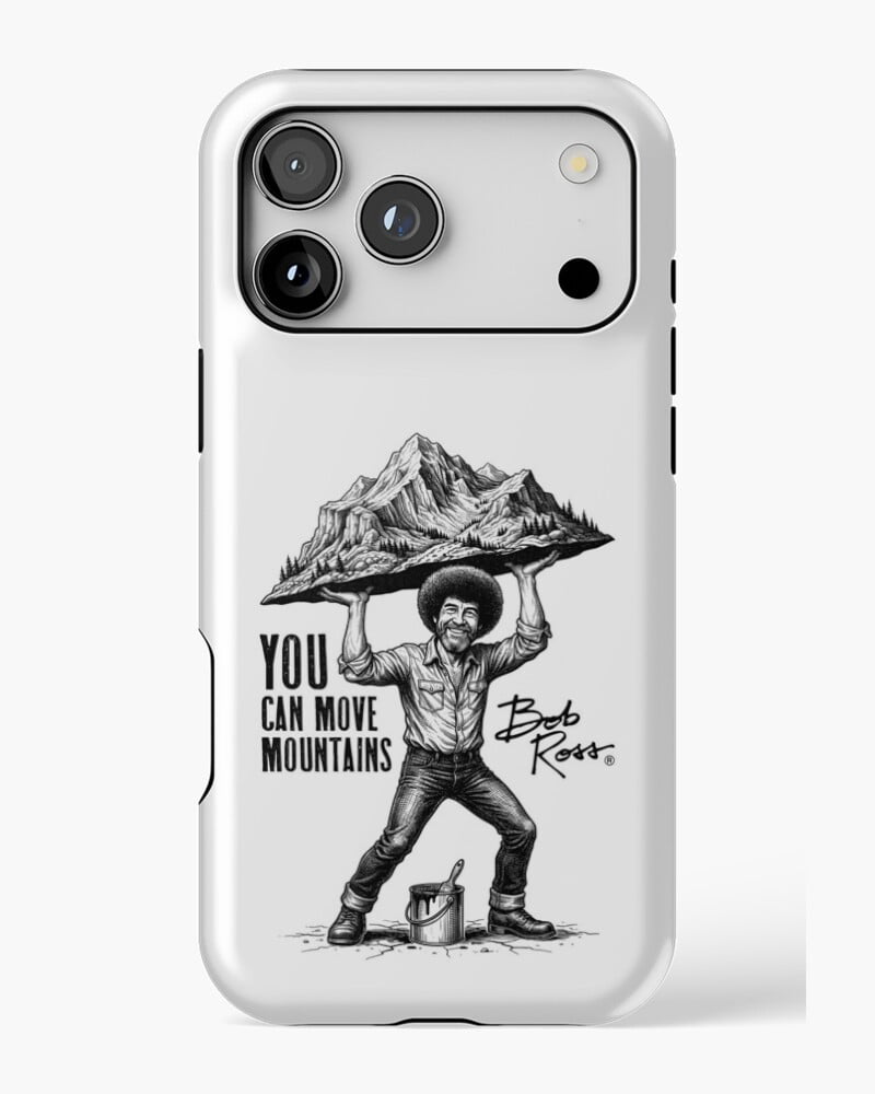 Bob Ross You Can Move Mountains Funny Painter H1703 Premium Durable ...