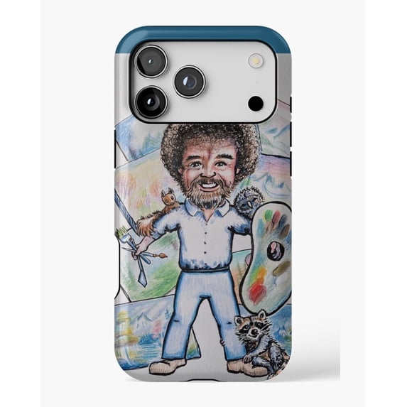 Bob Ross - fan art H1855 Premium Durable Case for iPhone 17 16 15 14 13 ...