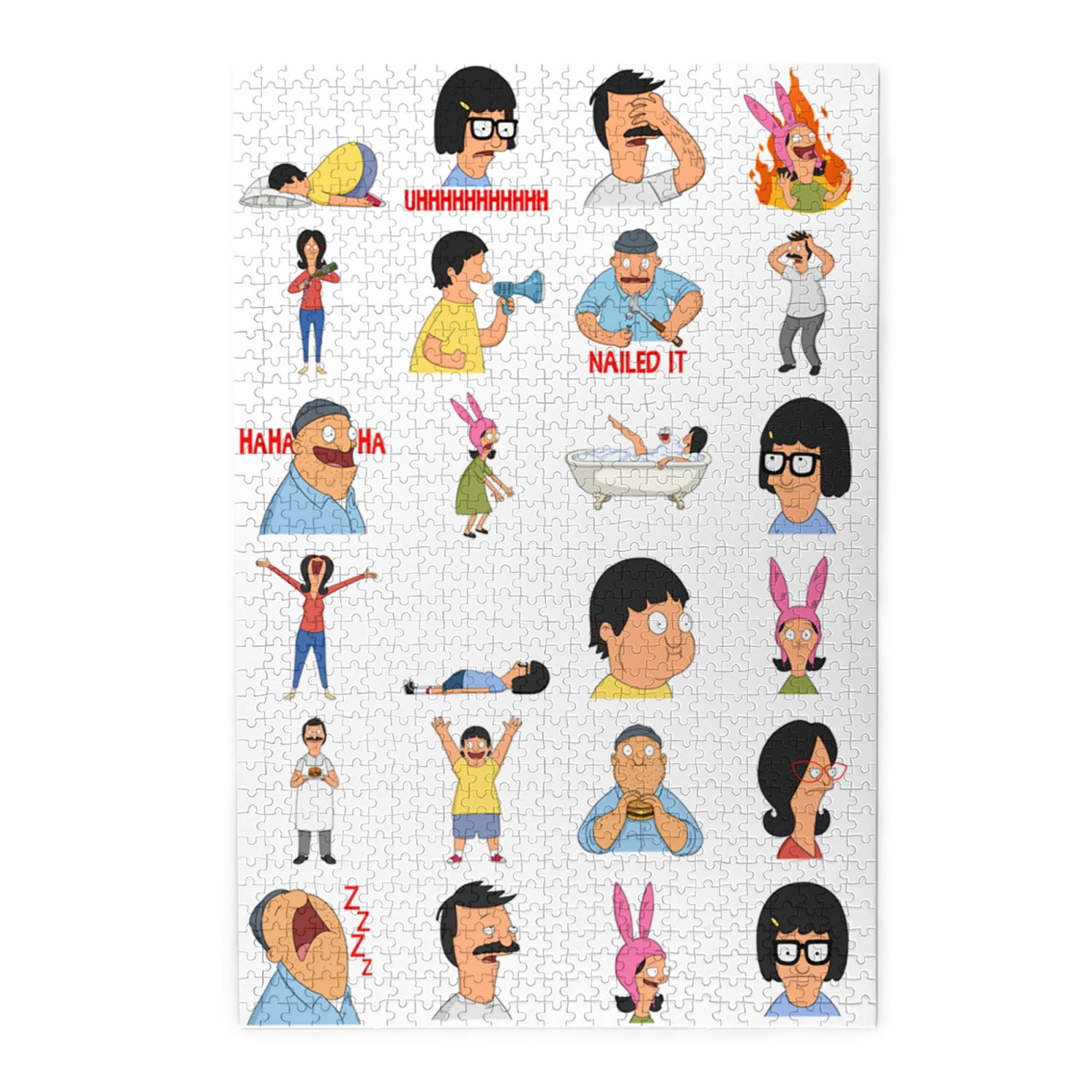 Bob'S Burgers 1000 Pieces Wooden Puzzle Jigsaw Puzzles For Adults ...