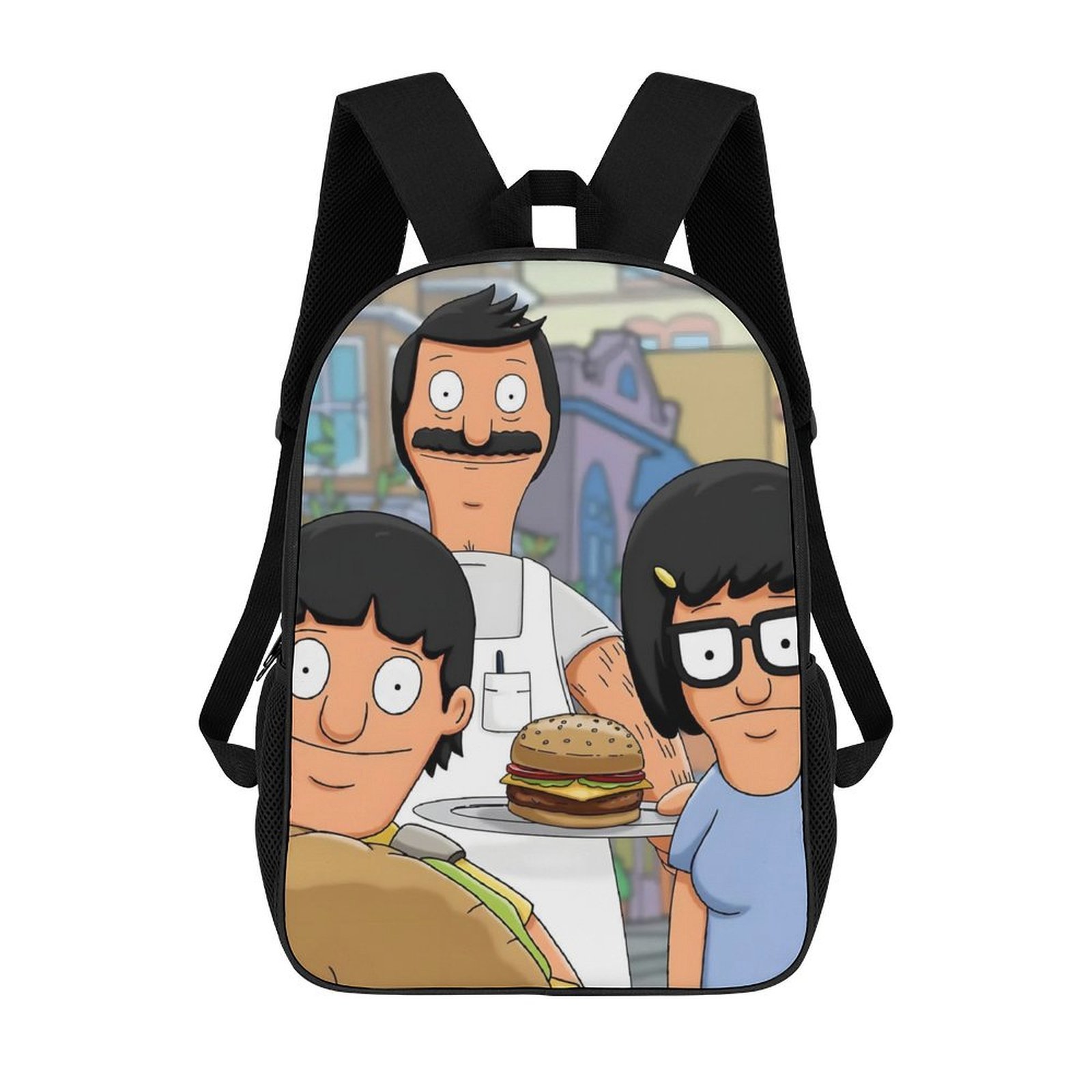 Bob'S Burgers 17" Backpack Travel Bag for Men Women, Book Bag ...