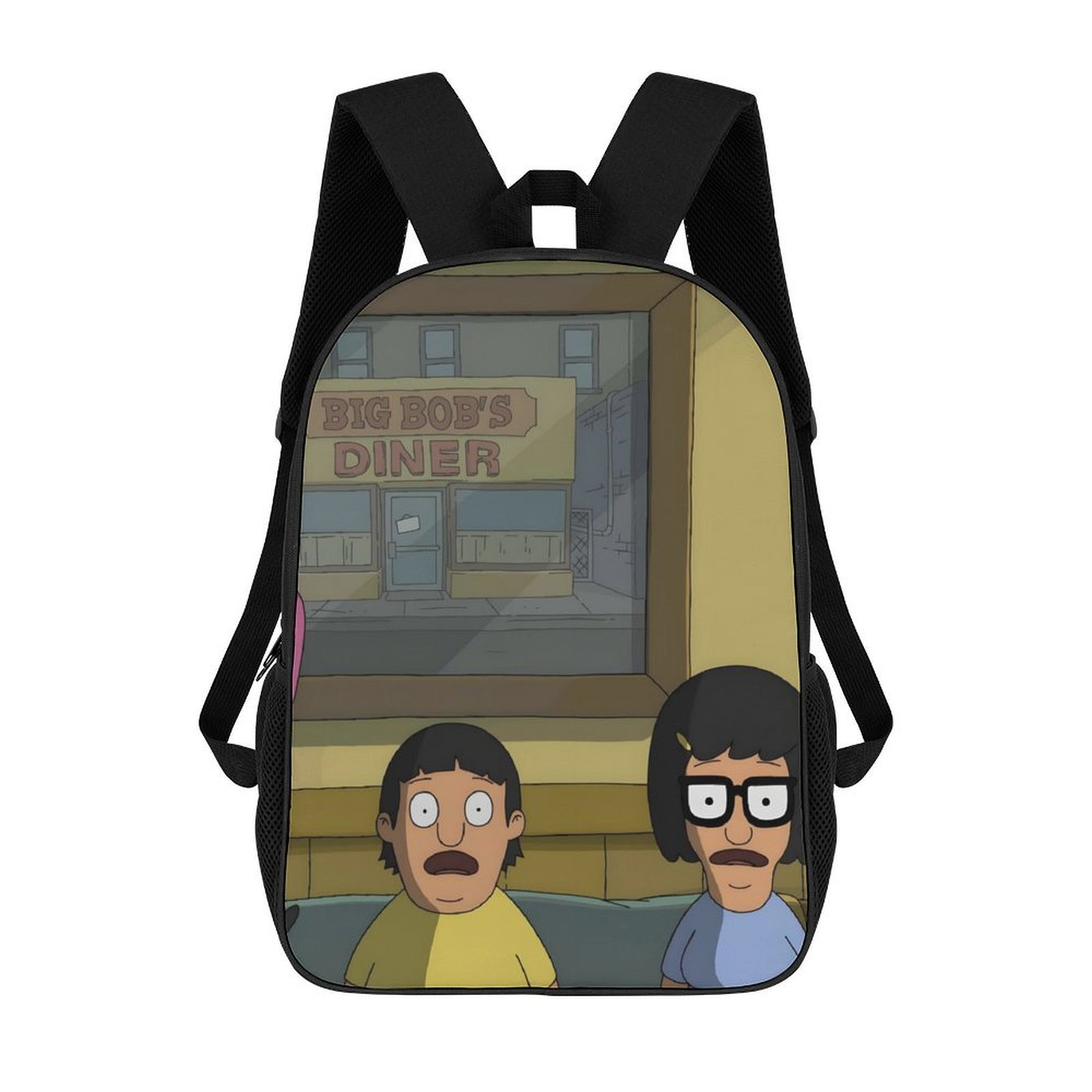Bob'S Burgers 17" Backpack Travel Bag for Men Women, Book Bag ...