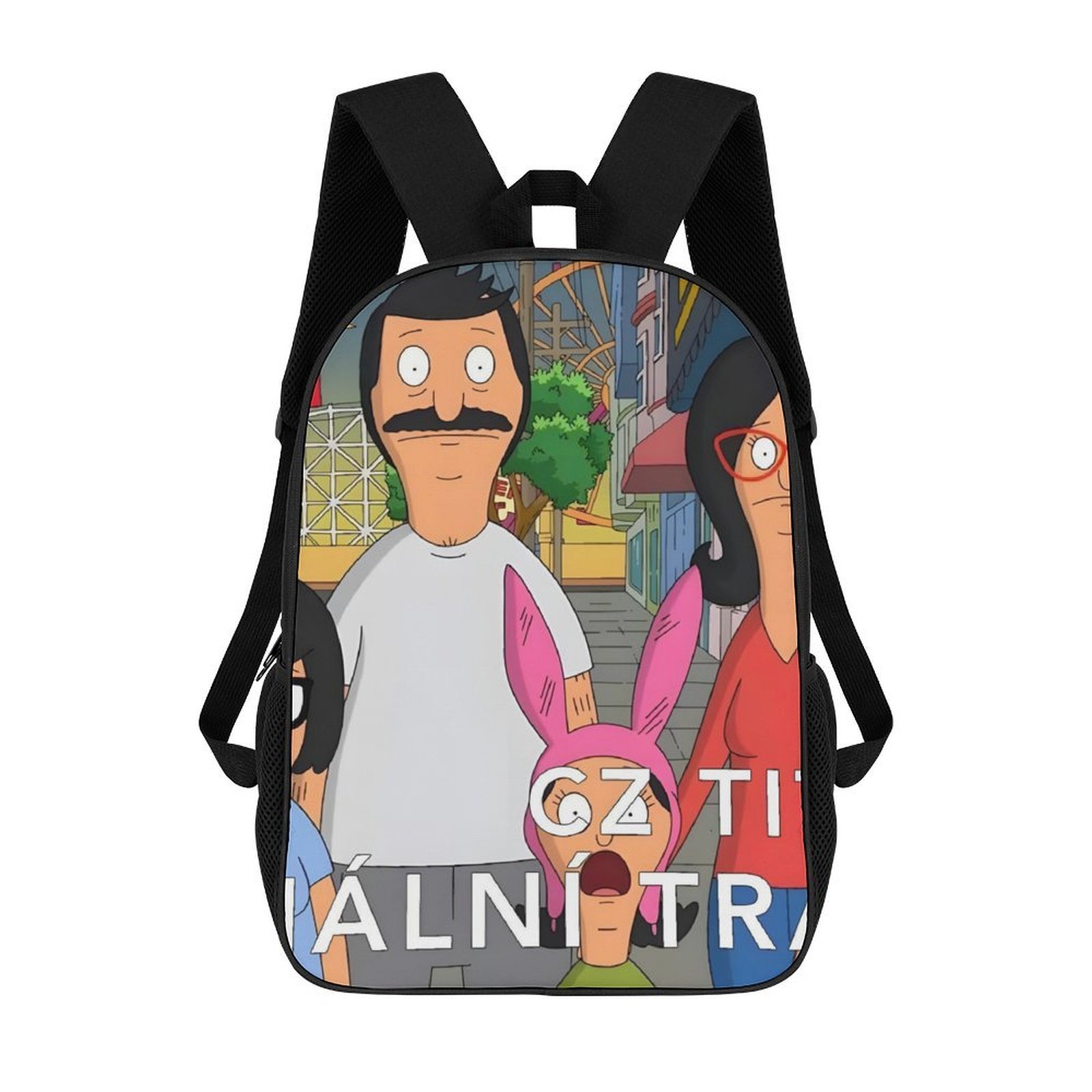 Bob'S Burgers 17" Backpack Travel Bag for Men Women, Book Bag ...