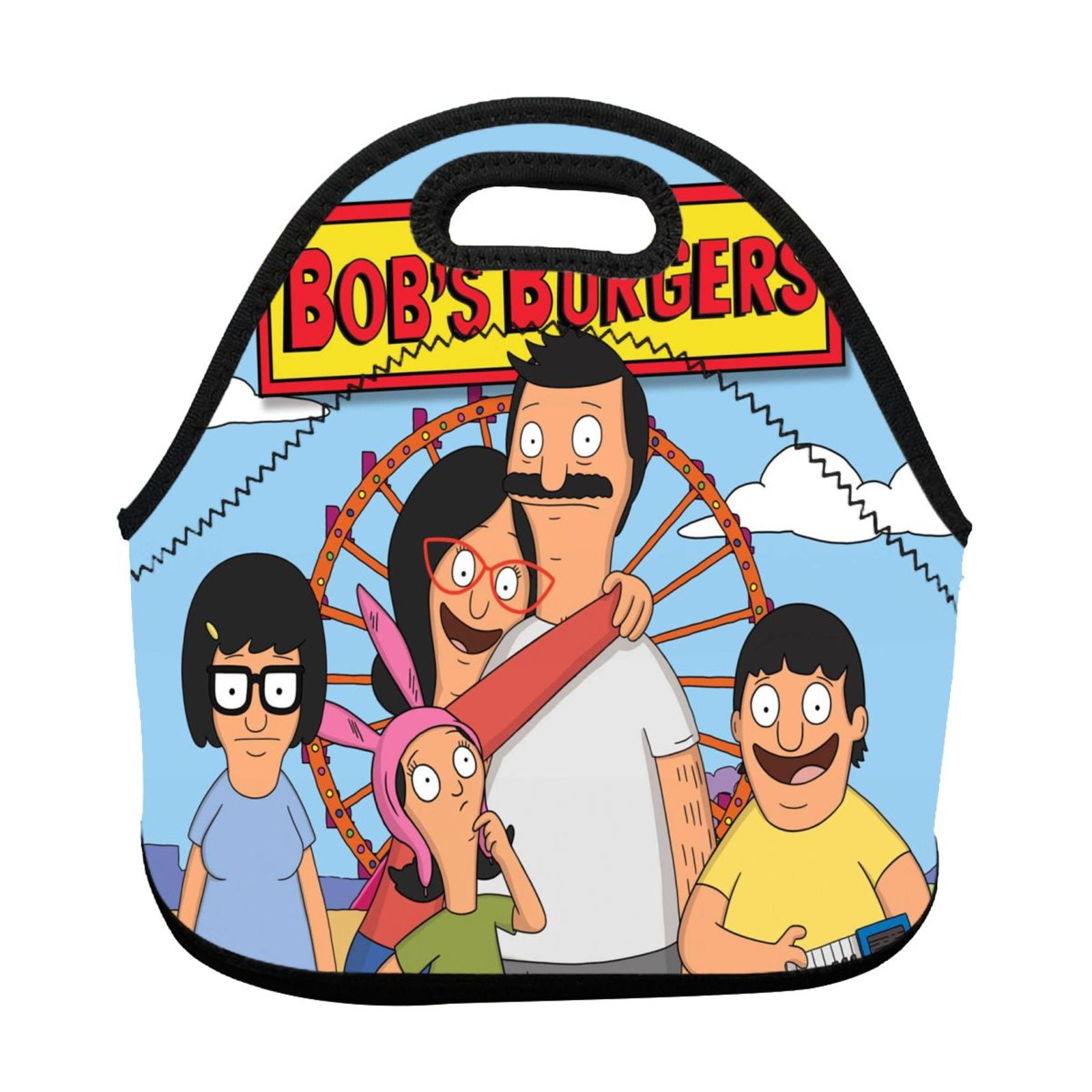 Bob'S Burgers (19) Reusable Neoprene Lunch Bag Insulated Lunch Box ...