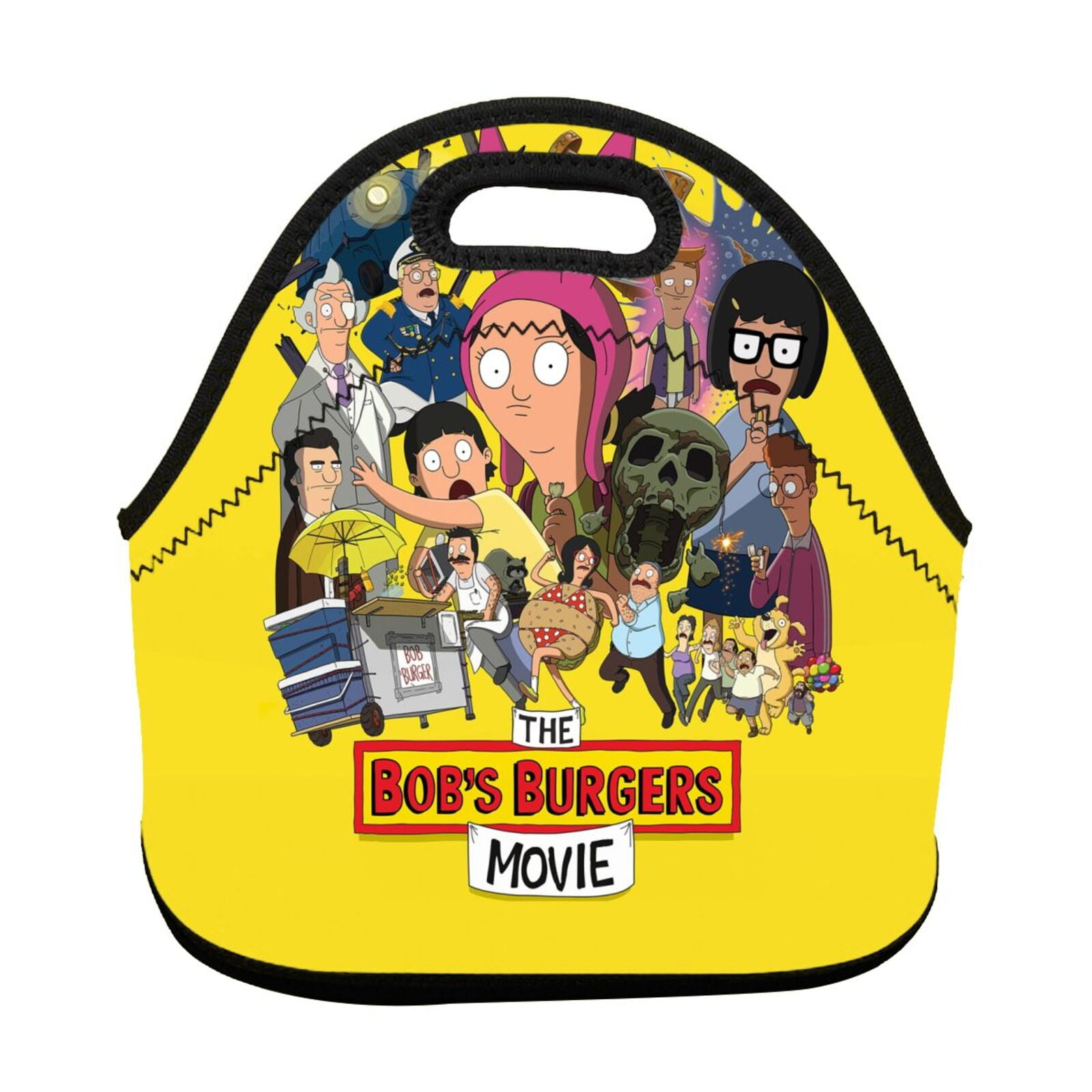 Bob'S Burgers (26) Reusable Neoprene Lunch Bag Insulated Lunch Box ...