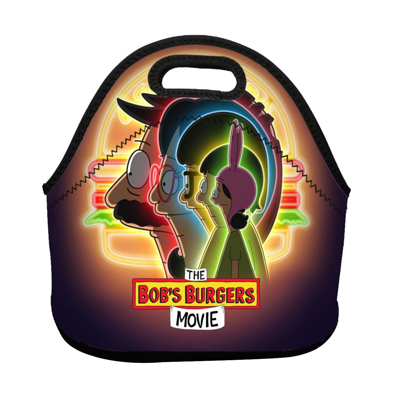 Bob'S Burgers (28) Reusable Neoprene Lunch Bag Insulated Lunch Box ...