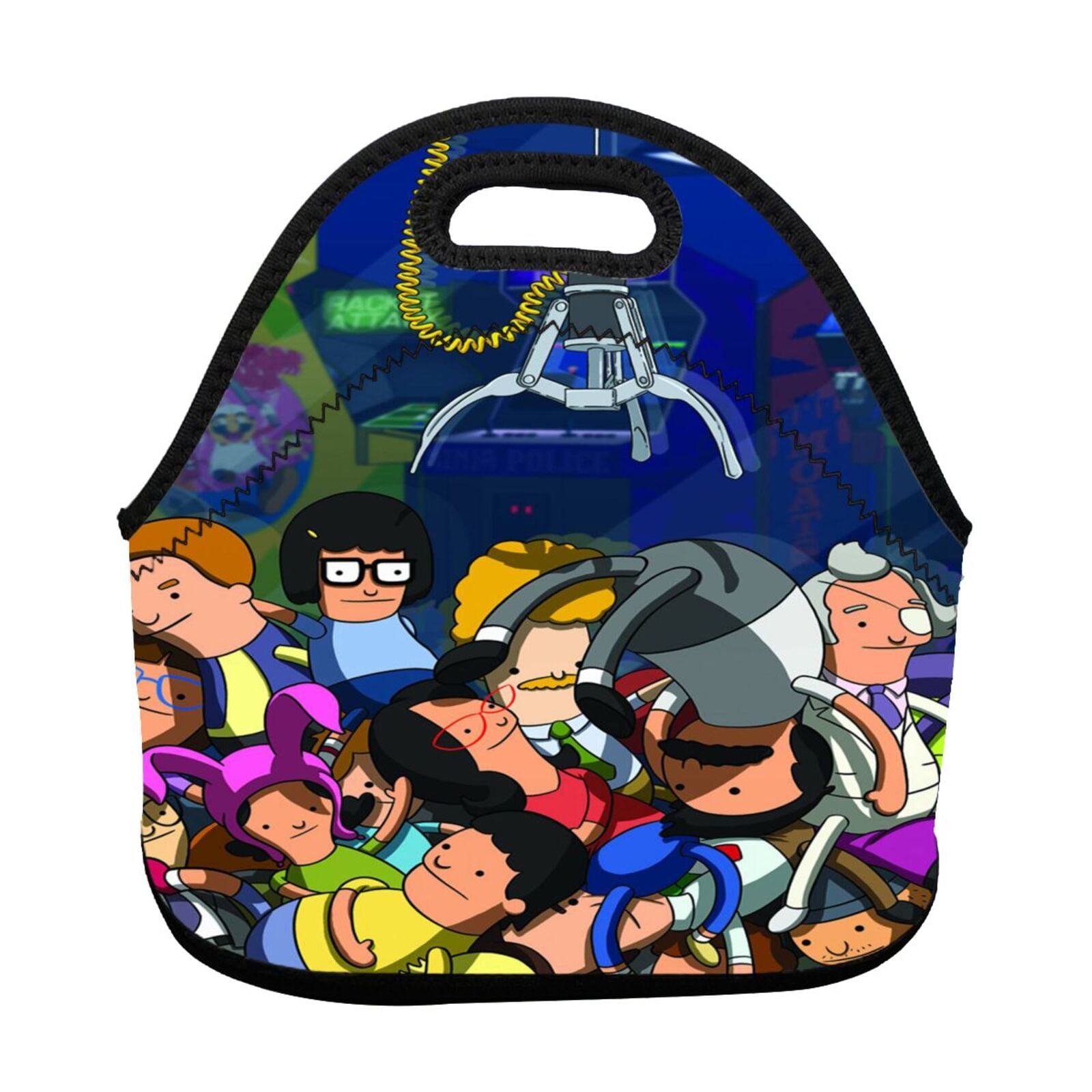 Bob'S Burgers (38) Reusable Neoprene Lunch Bag Insulated Lunch Box ...