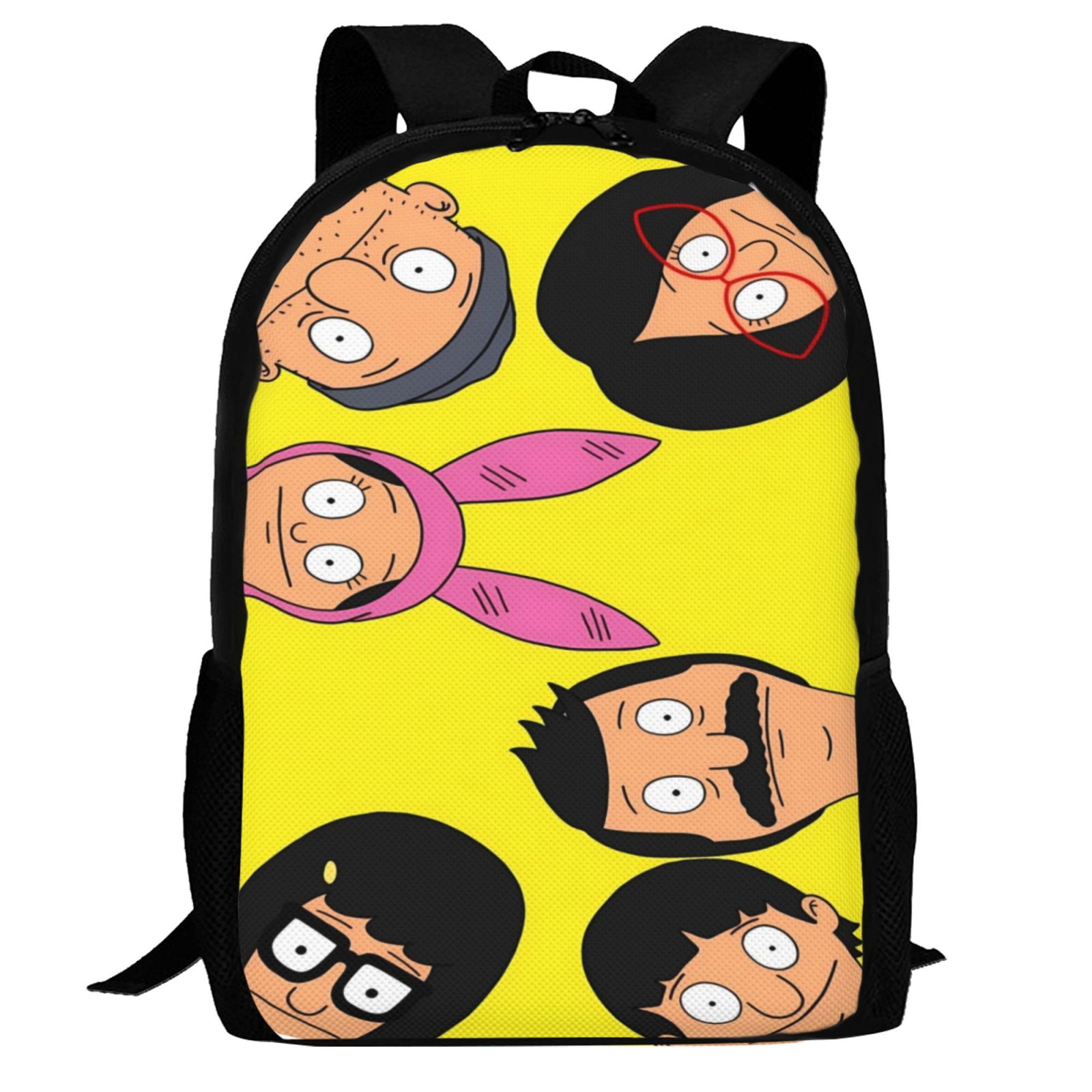 Bob'S Burgers Backpack,3d Print Laptop Backpack Lightweight Casual ...