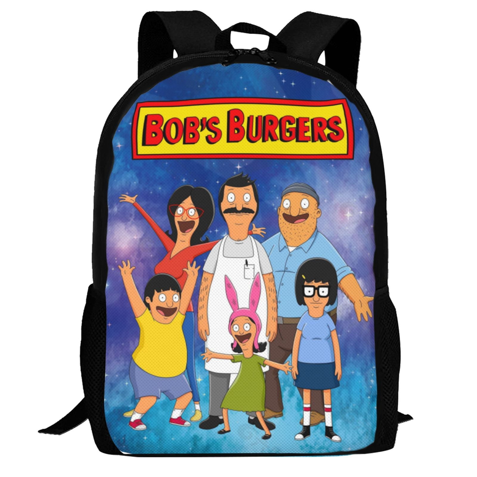 Bob'S Burgers Backpack,3d Print Laptop Backpack Lightweight Casual ...