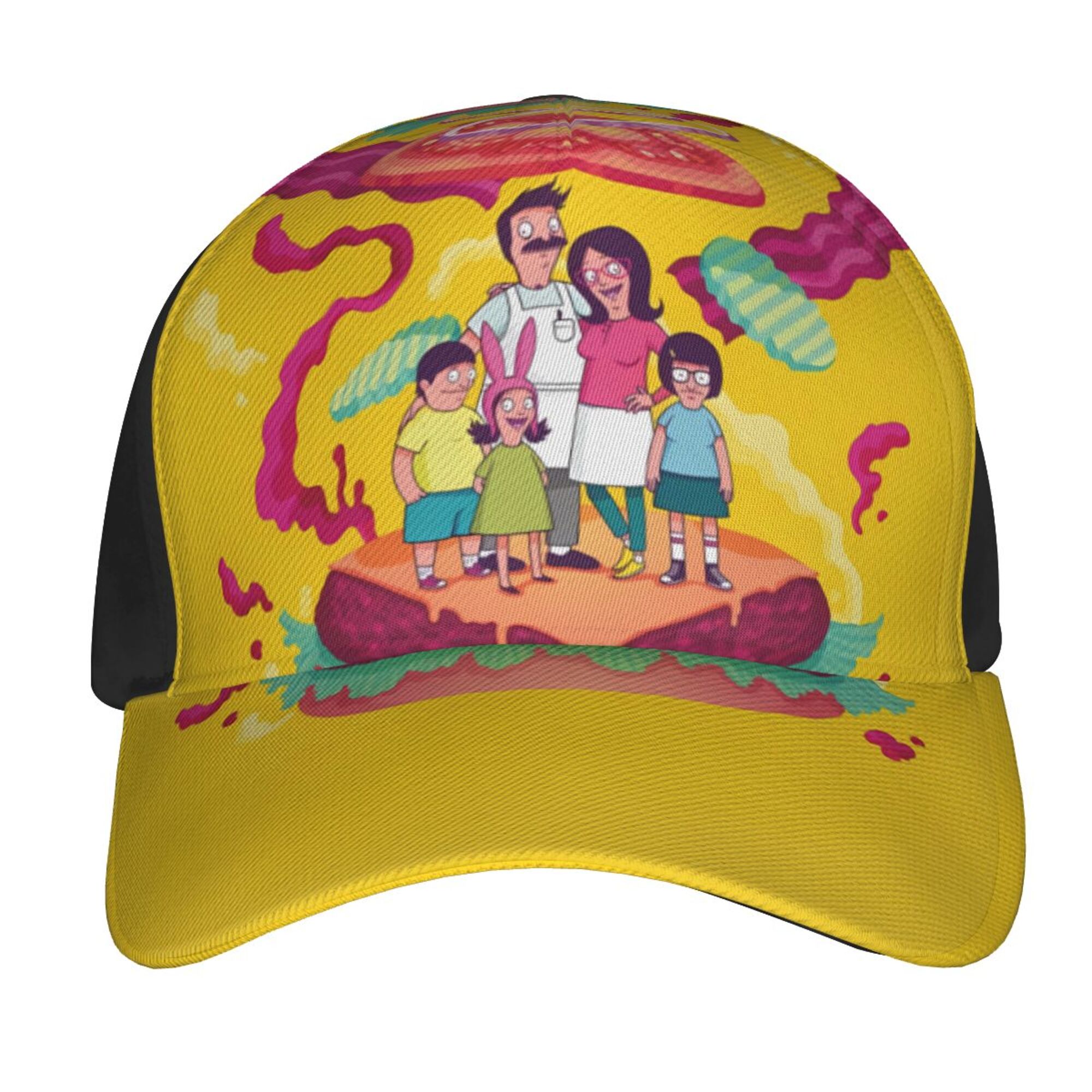 Bob'S Burgers Baseball Hat Hip Hop Caps Sun Hat Outdoor Trucker Hat ...