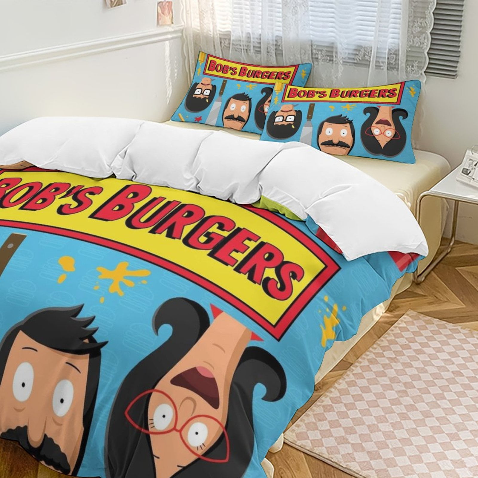 Bob'S Burgers Bedding Sets, Comforter Duvet Cover And 2 Pillow Shams ...