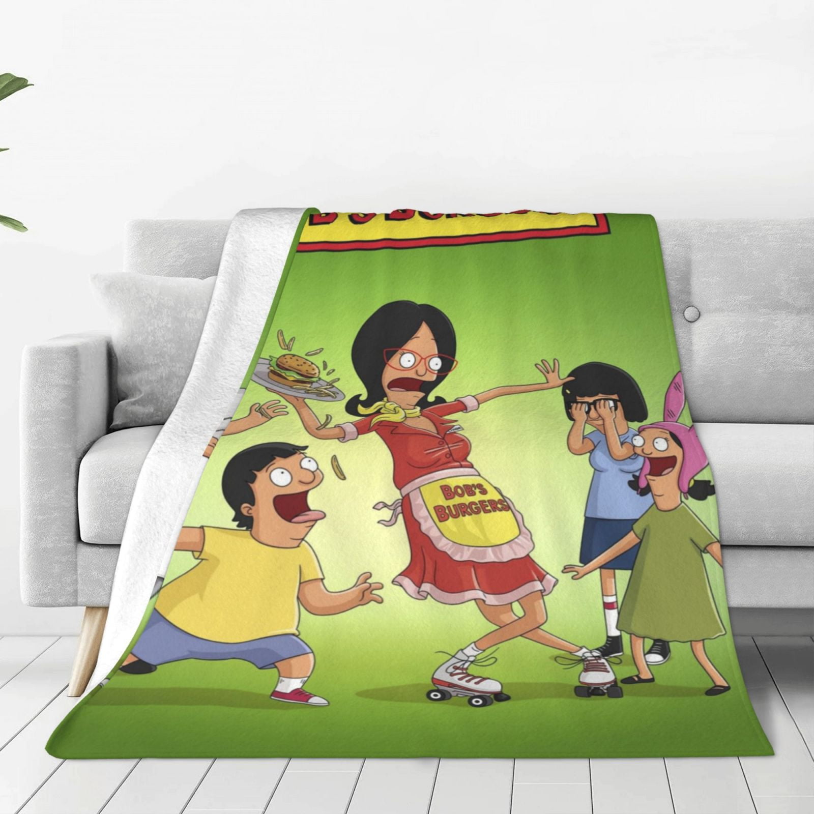 Bob'S Burgers Blanket Super Soft Cozy Throw Blanket Fuzzy Comfy Flannel ...