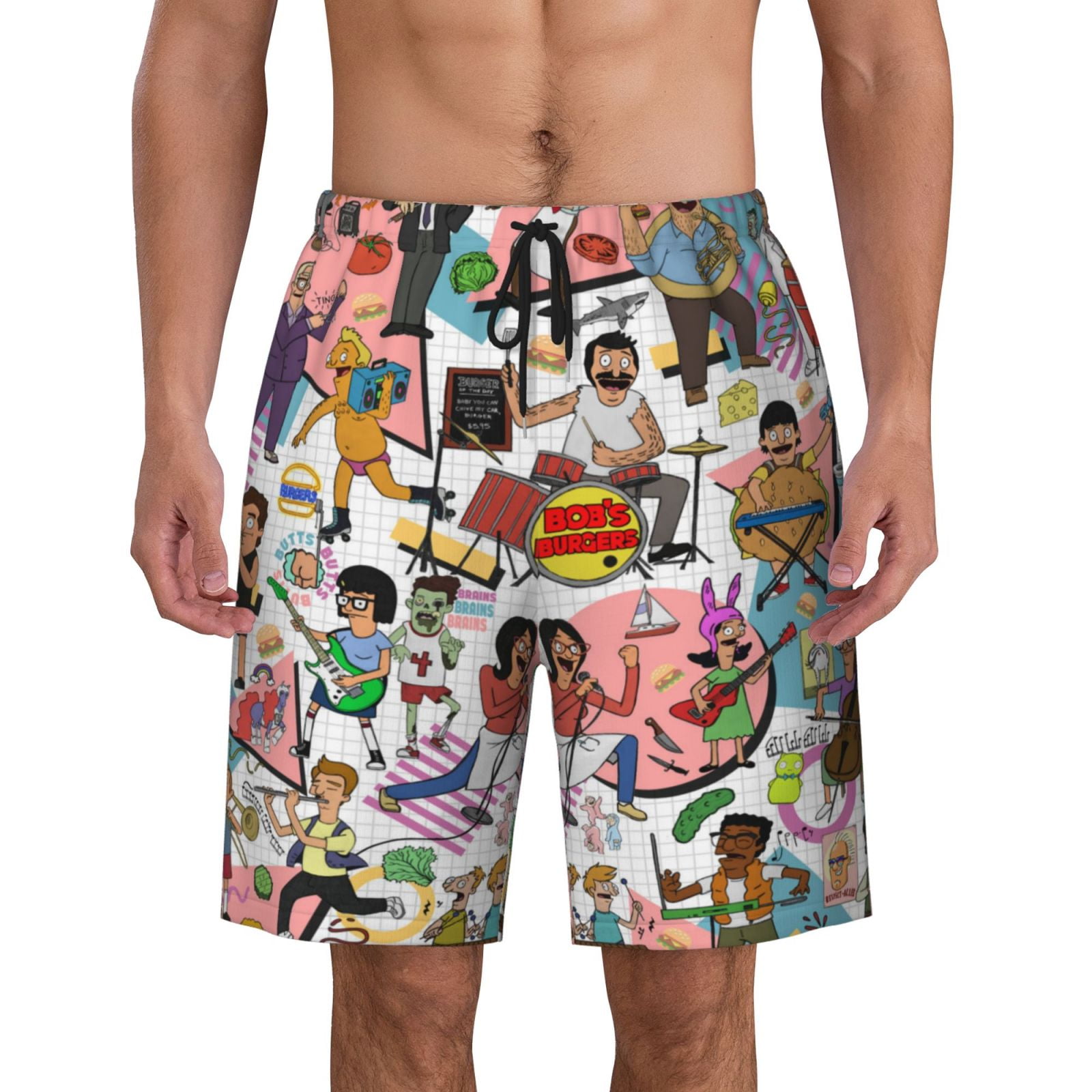 Bob'S Burgers Boys Swim Trunks Quick Dry Swim Shorts Kids Bathing Suits ...