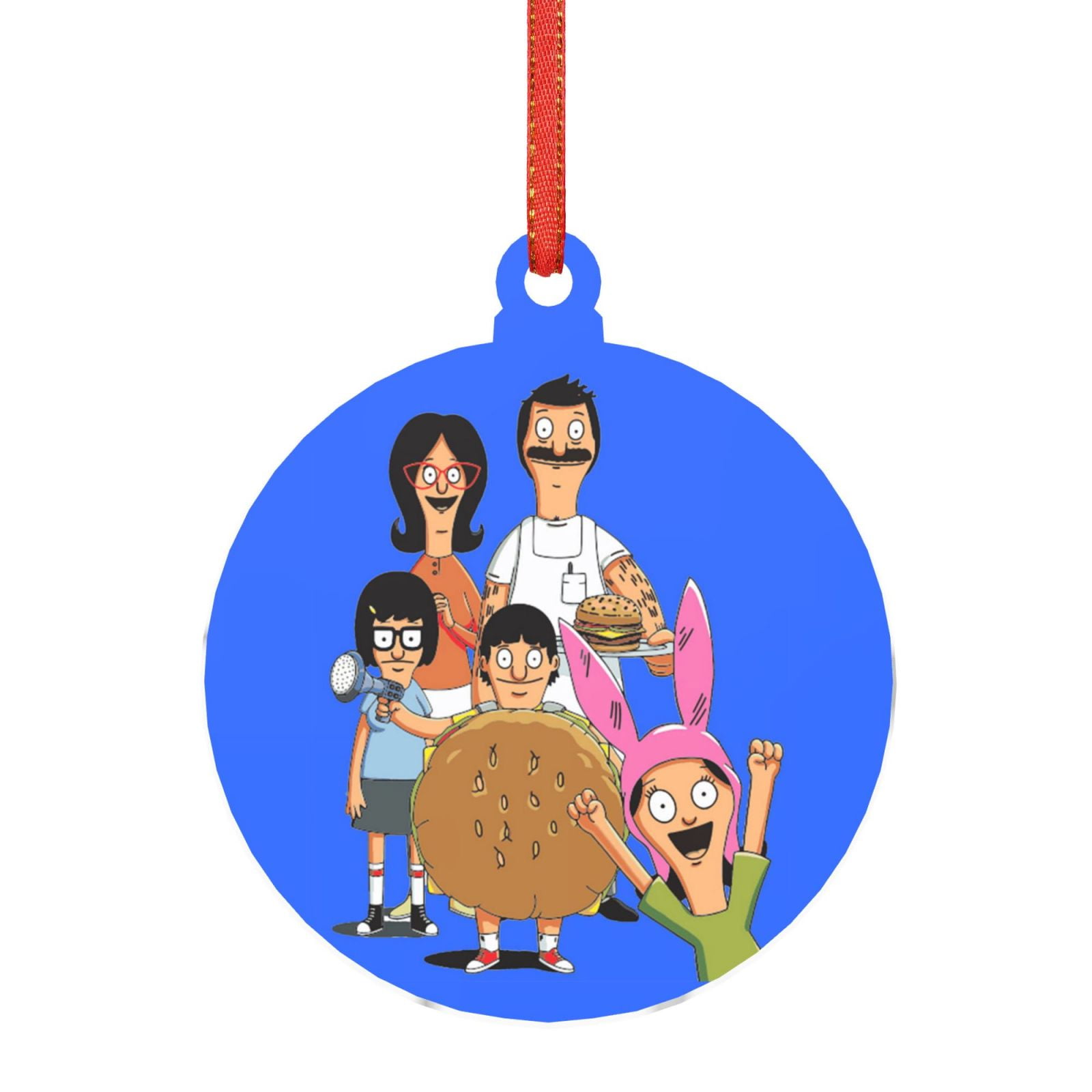 Bob'S Burgers Christmas Ornaments Acrylic Pendants Hanging Decorations ...