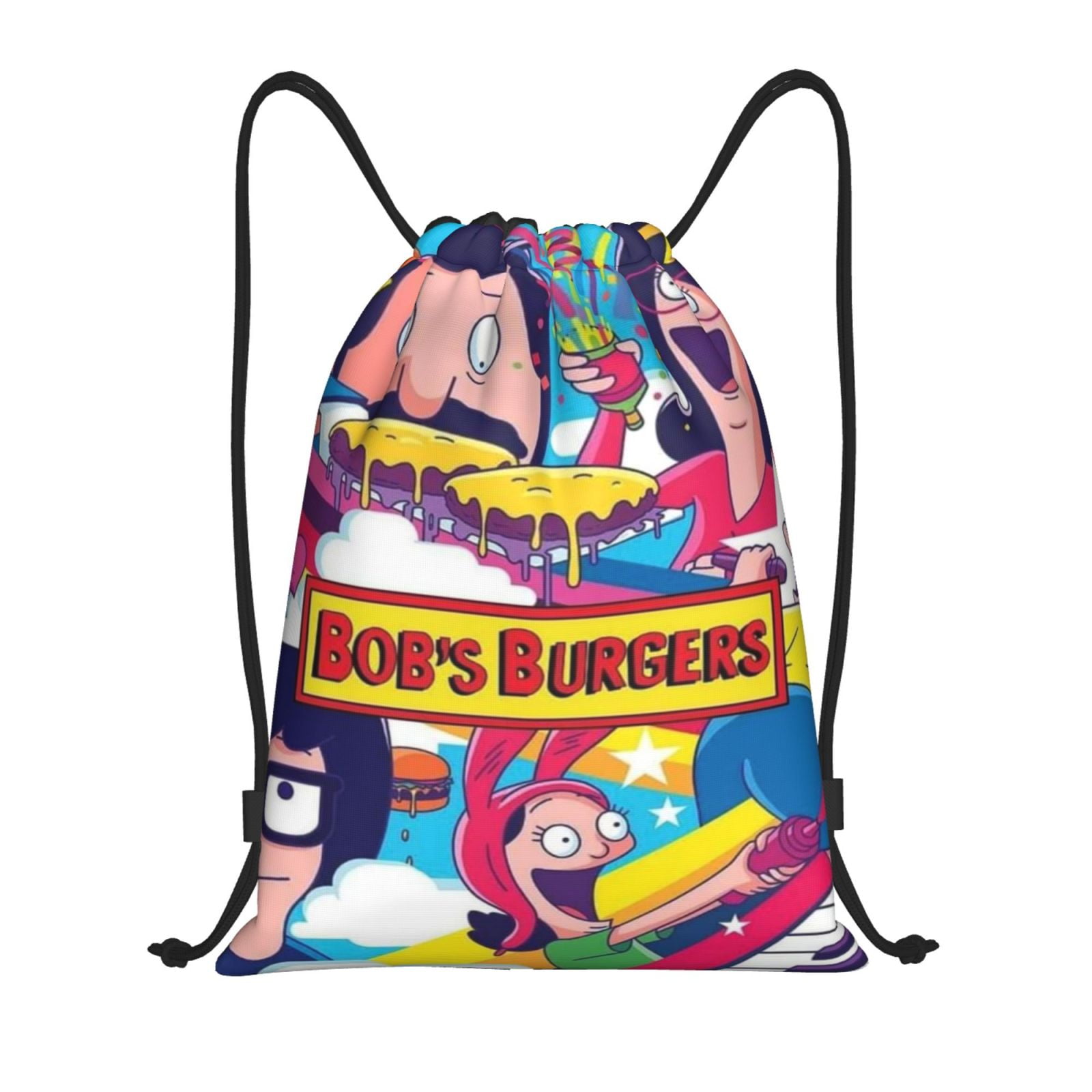 Bob'S Burgers Drawstring Bags Swimming Bag School Pe Bag - Walmart.com