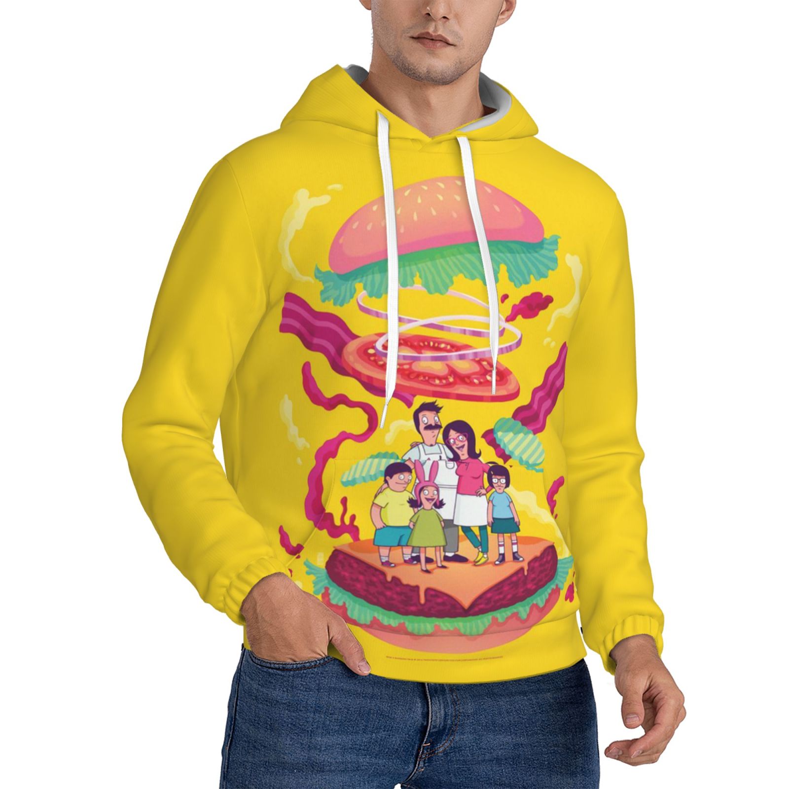Bob'S Burgers Hoodie For Men Women Unisex Hooded Pullover Fleece ...
