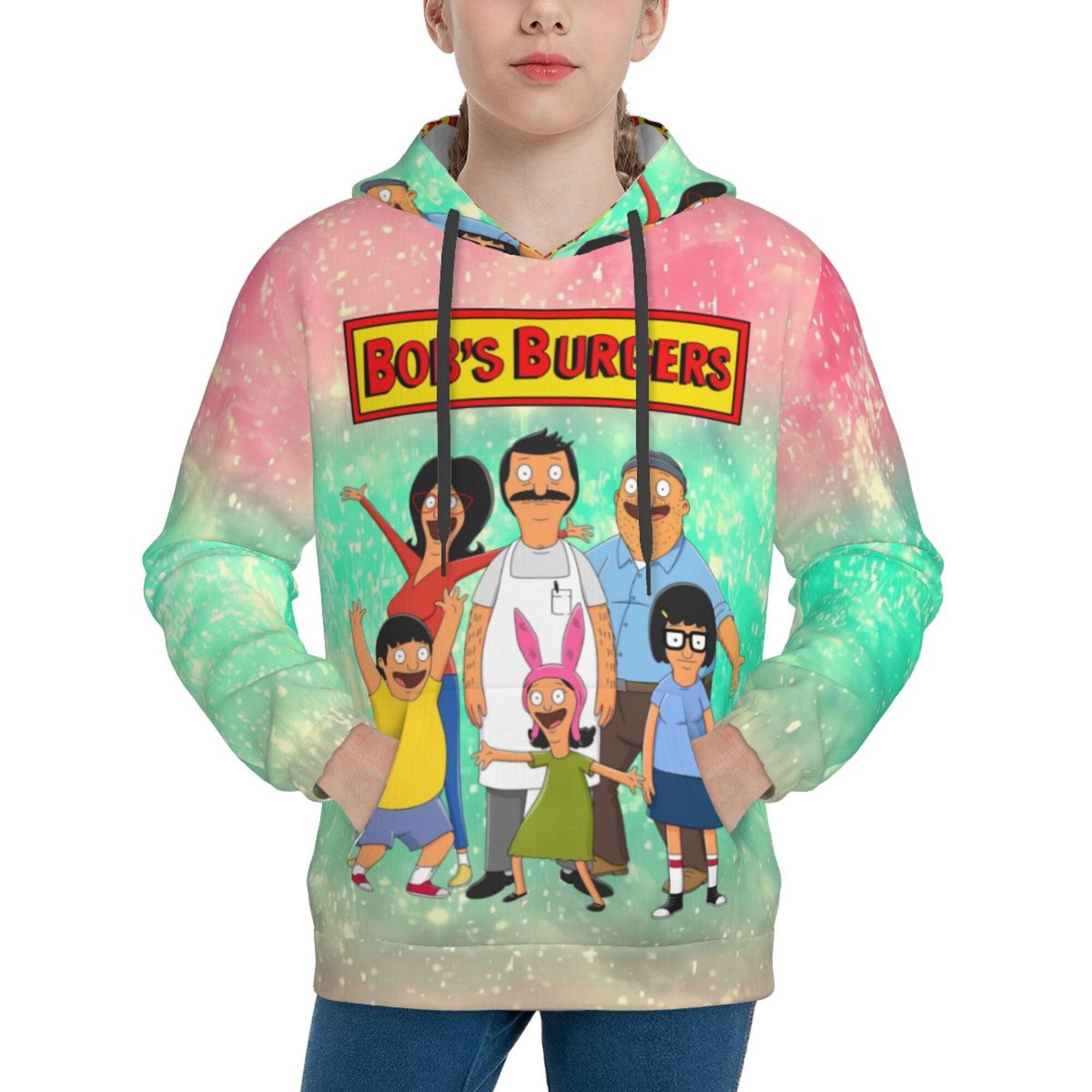 Bob'S Burgers Kids' Hoodie 3d Print Sweatshirt Soft Pullover Hooded ...