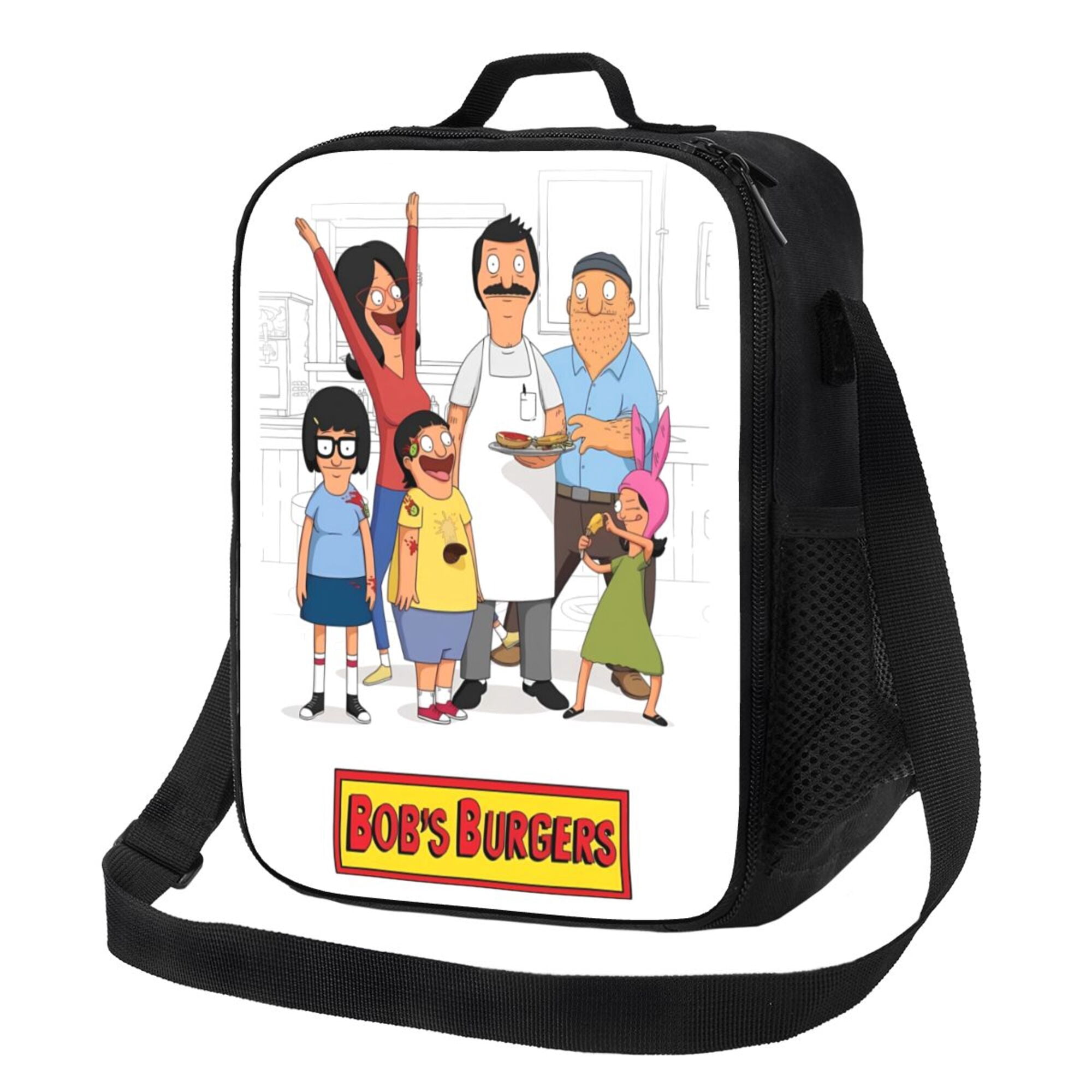 Bob'S Burgers Lunch Bag Lunch Box Lightweight Durable Lunch Tote Bag ...