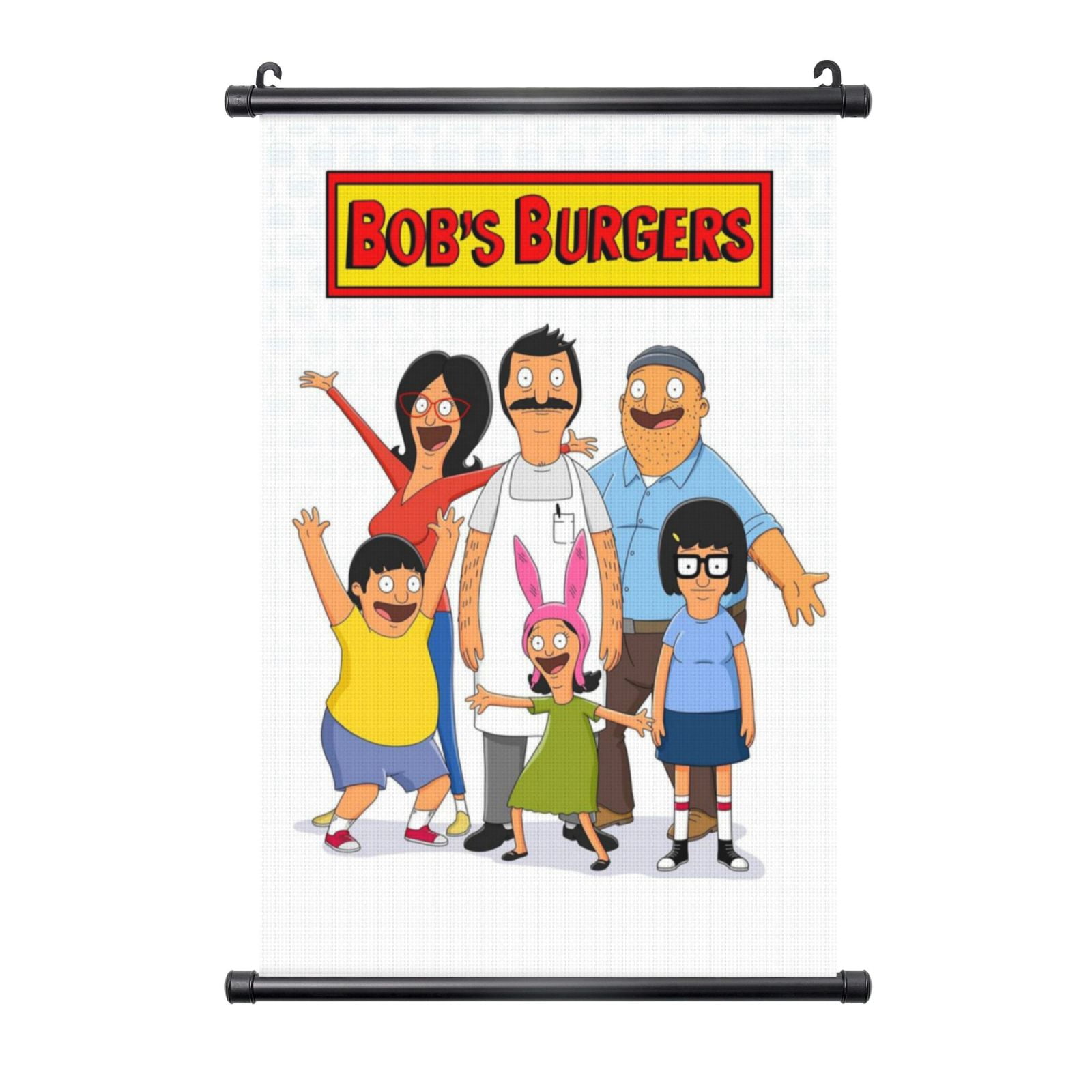 Bob'S Burgers Poster Black Plastic Shaft Hanging Posters Wall Hanging ...