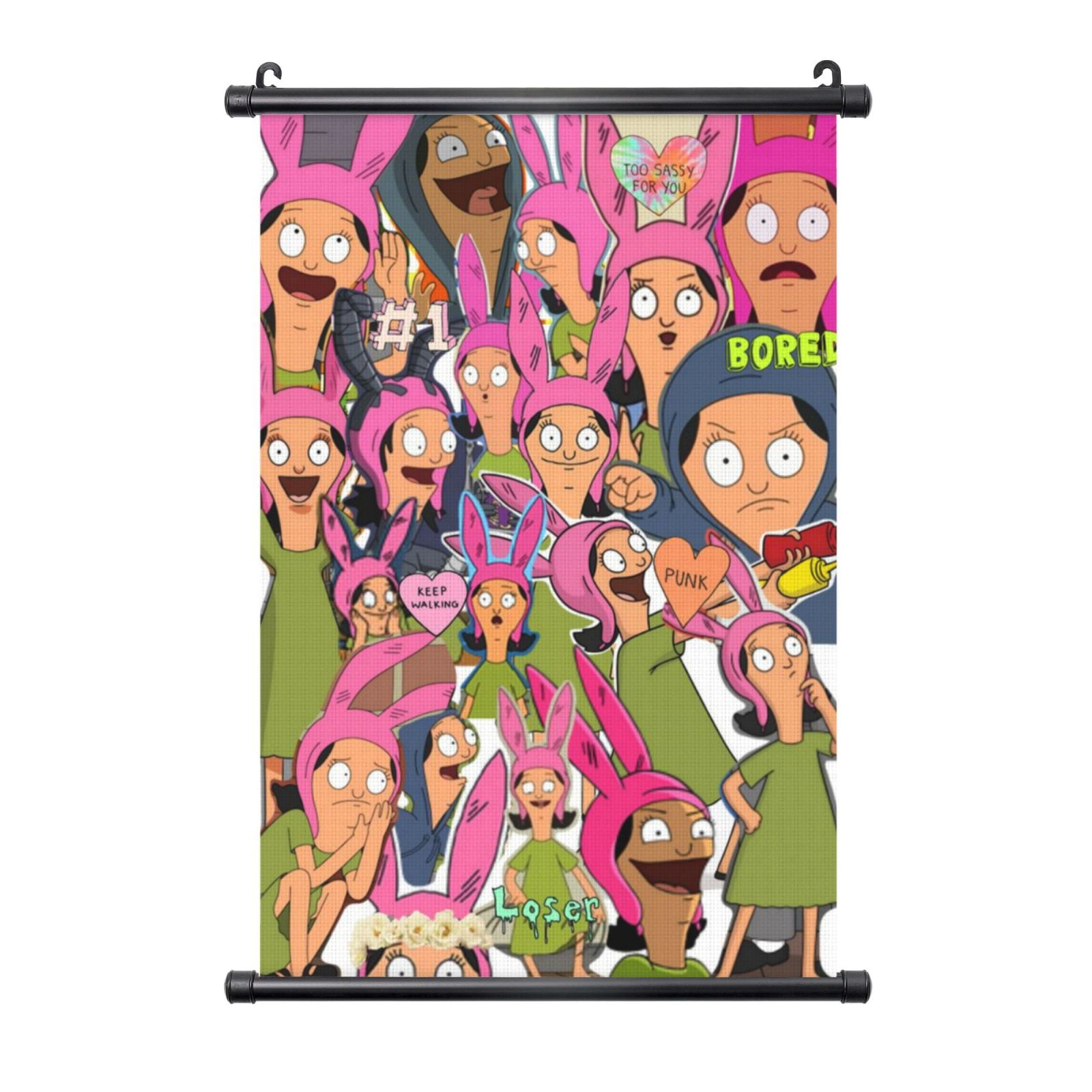 Bob'S Burgers Poster Black Plastic Shaft Hanging Posters Wall Hanging ...