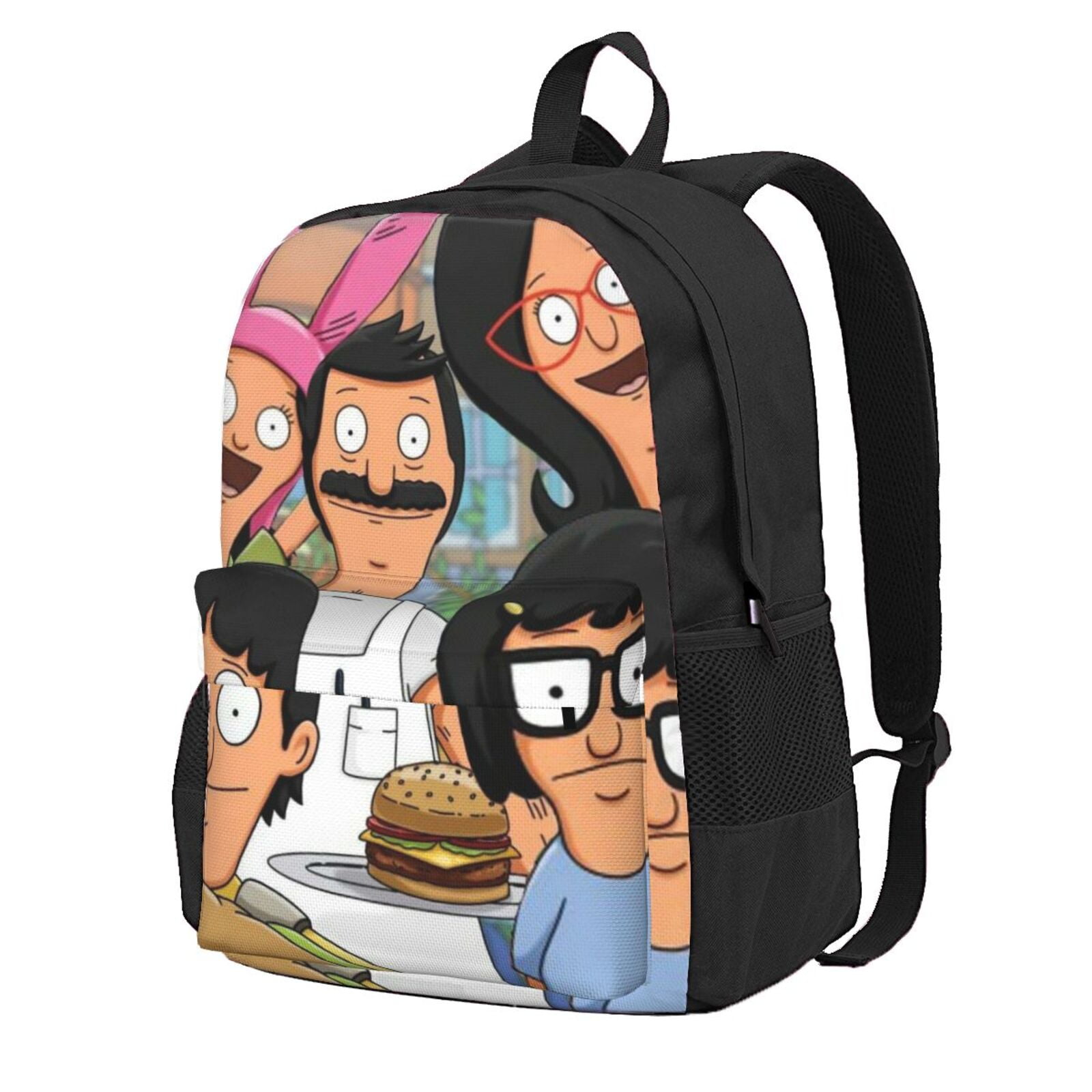 Bob'S Burgers School Bag 3D Printing Backpack Cute Large Capacity ...