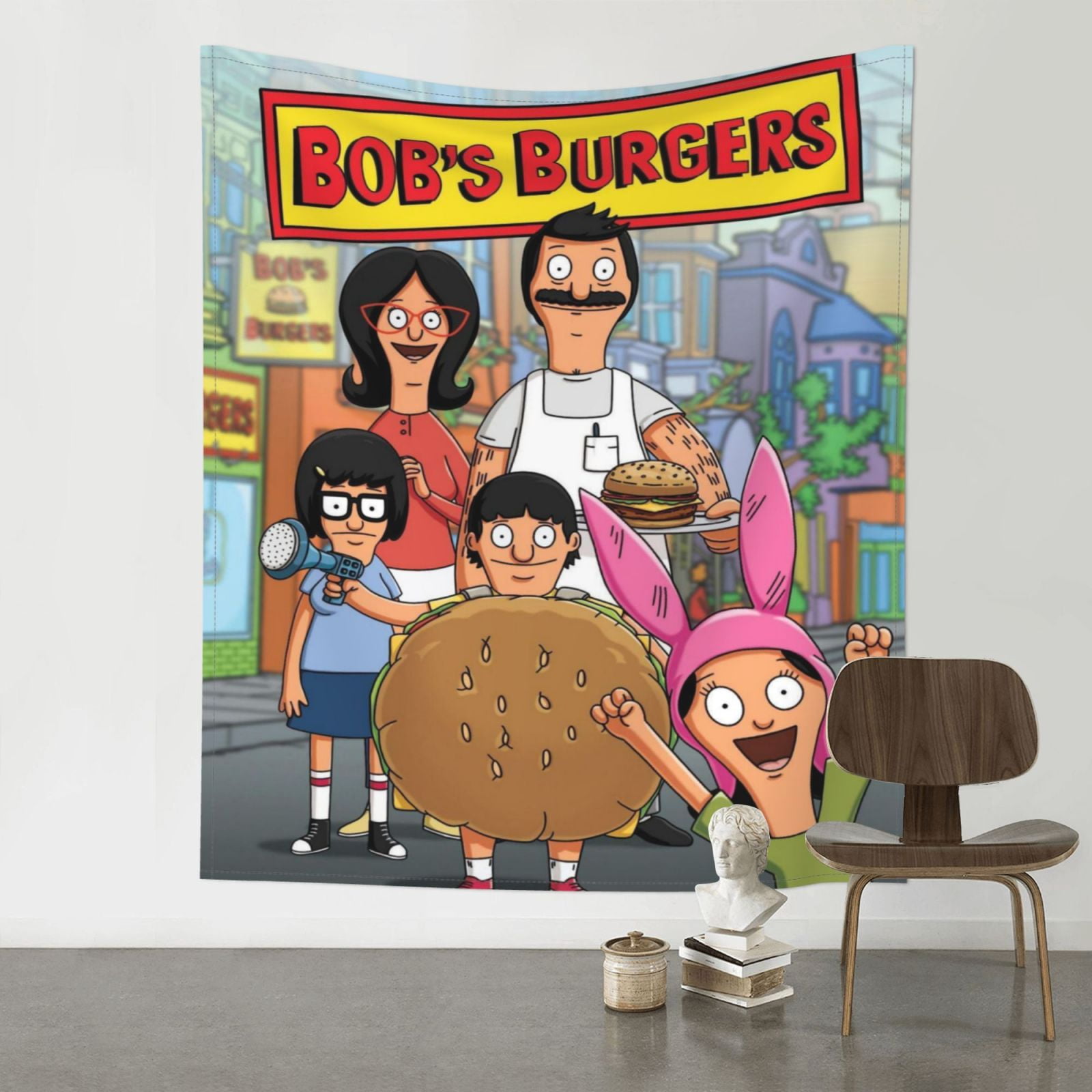 Bob'S Burgers Tapestry Anime Poster Wall Hanging Art Decor For Living ...