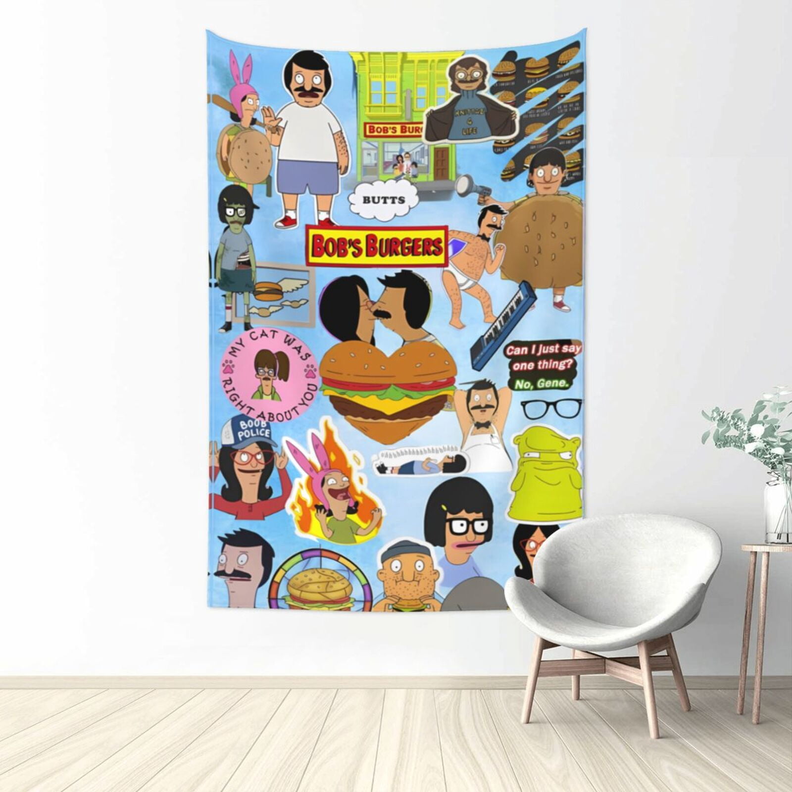 Bob'S Burgers Tapestry Wall Hanging Home Decoration Wall Blanket ...