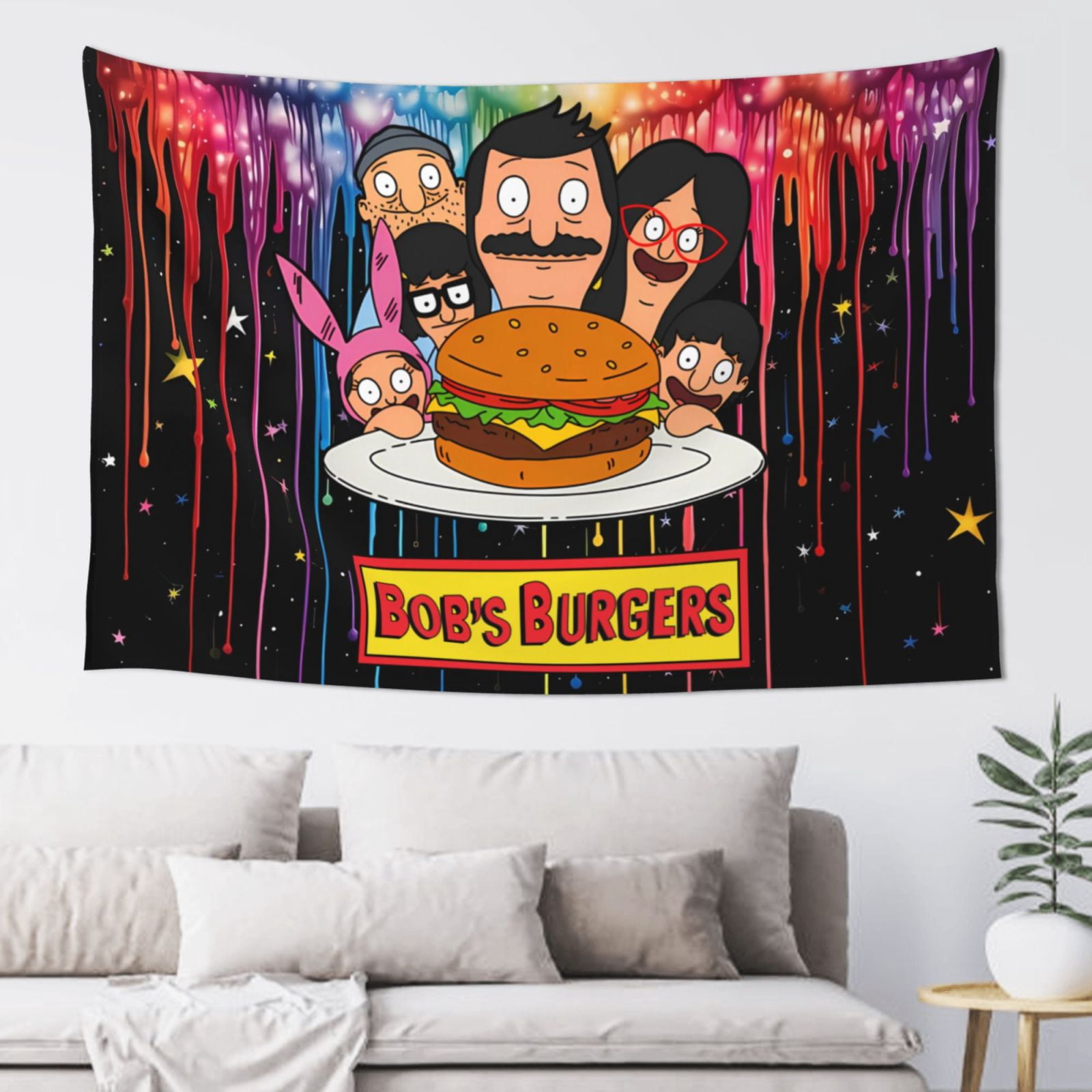Bob'S Burgers Tapestry Wall Hanging Home Decoration Wall Blanket ...