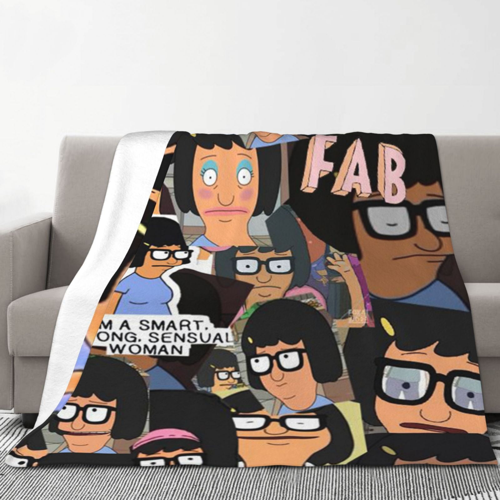 Bob'S Burgers Throw Blanket 70x80 Inches Ultra Soft Flannel Blanket ...