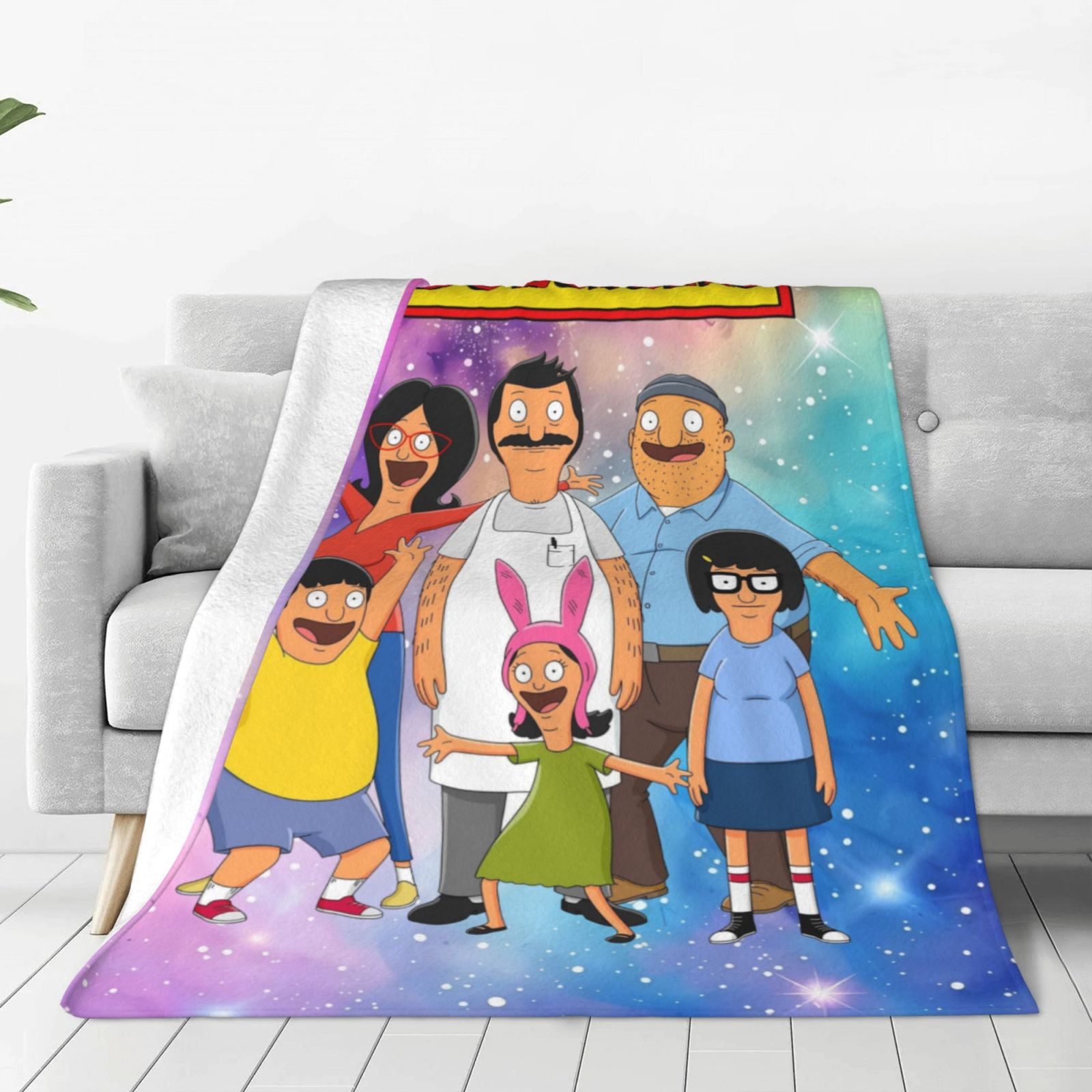 Bob'S Burgers Throw Blanket Couch Bed Sofa Soft Lightweight Warm Cozy ...