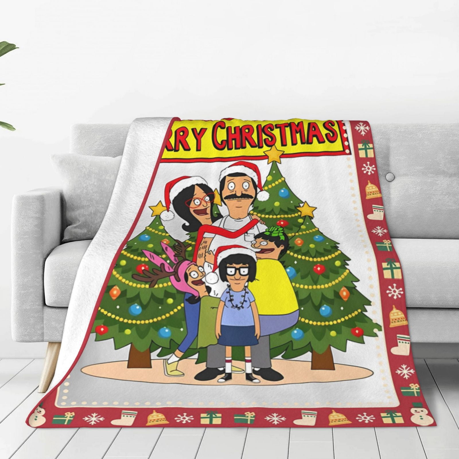 Bob'S Burgers Throw Blanket Couch Bed Sofa Soft Lightweight Warm Cozy ...