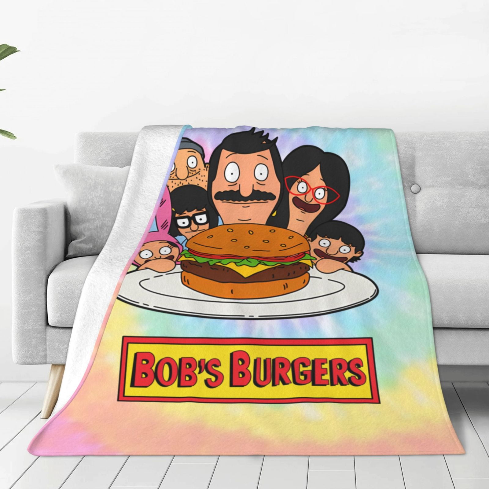 Bob'S Burgers Throw Blanket Couch Bed Sofa Soft Lightweight Warm Cozy ...