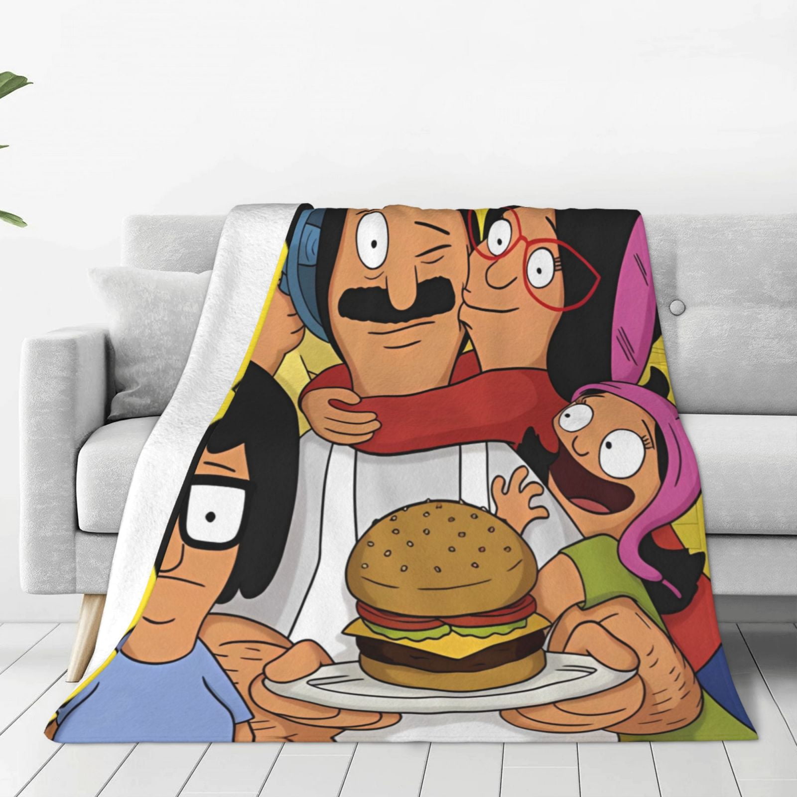 Bob'S Burgers Throw Blanket Couch Bed Sofa Soft Lightweight Warm Cozy ...
