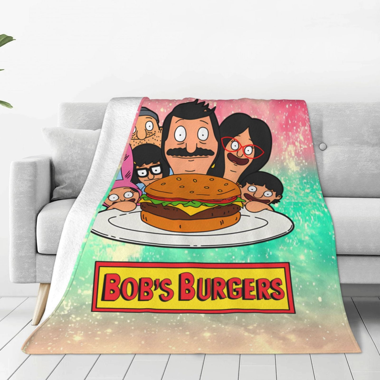 Bob'S Burgers Throw Blanket Couch Bed Sofa Soft Lightweight Warm Cozy ...