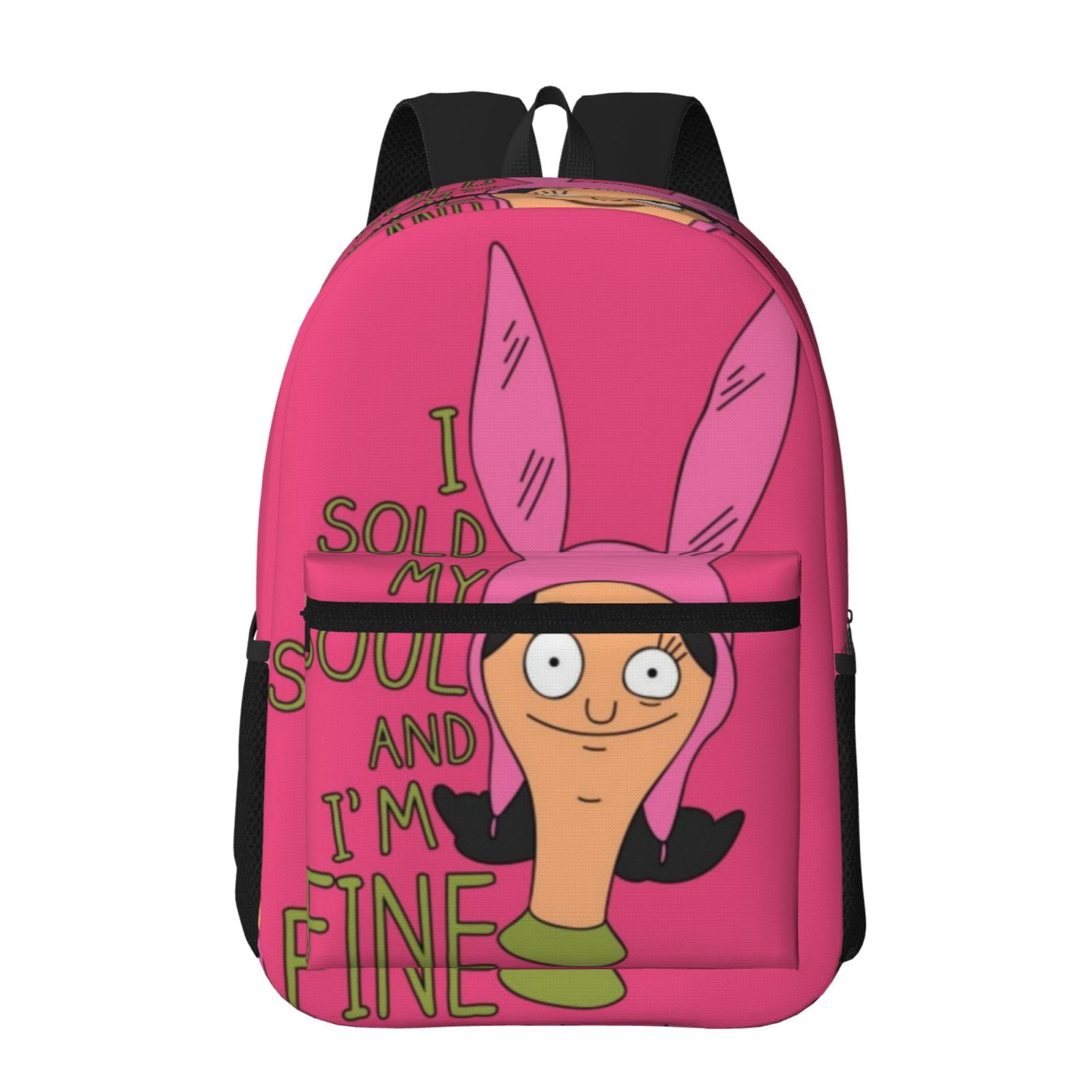 Bob'S Family Cartoon Ham-Burgers Backpack Laptop Backpack For Women 3d ...