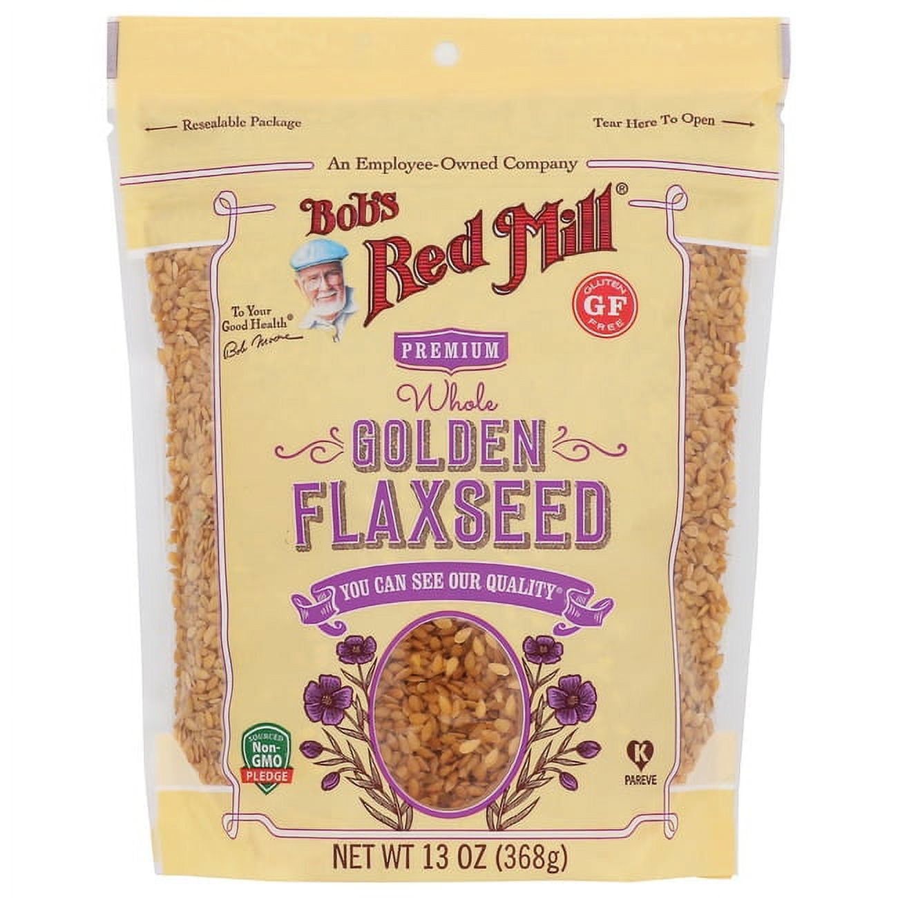 Bob’S Red Mill Golden Flaxseed, 13 Oz - Walmart.com