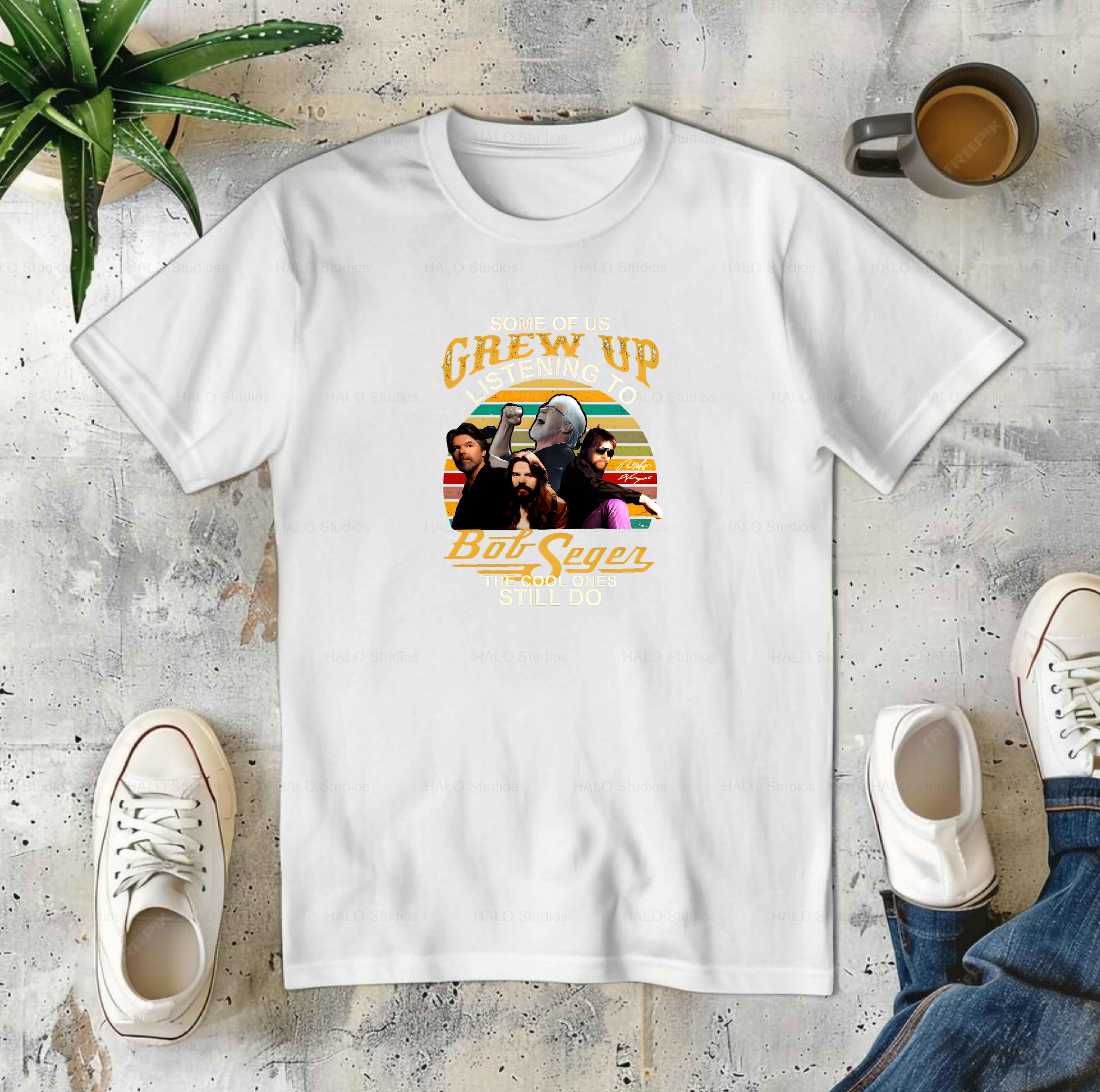 Bob Seger Classic Rock Legend Tribute Music Enthusiast Graphic Tee, for unisex up to 5XL ...