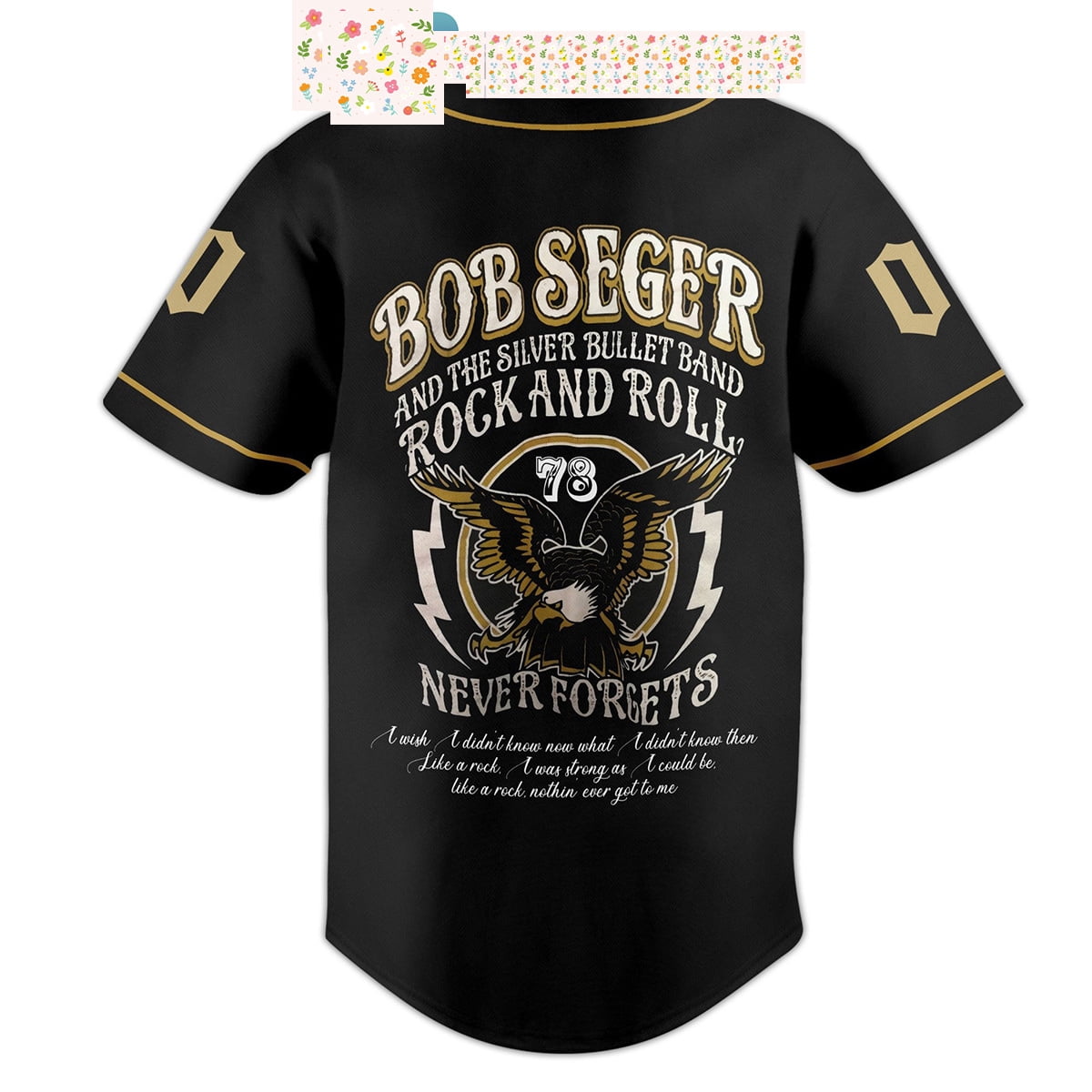 Bob Seger Old Time Rock And Roll Michigan 1945 Personalized Baseball ...