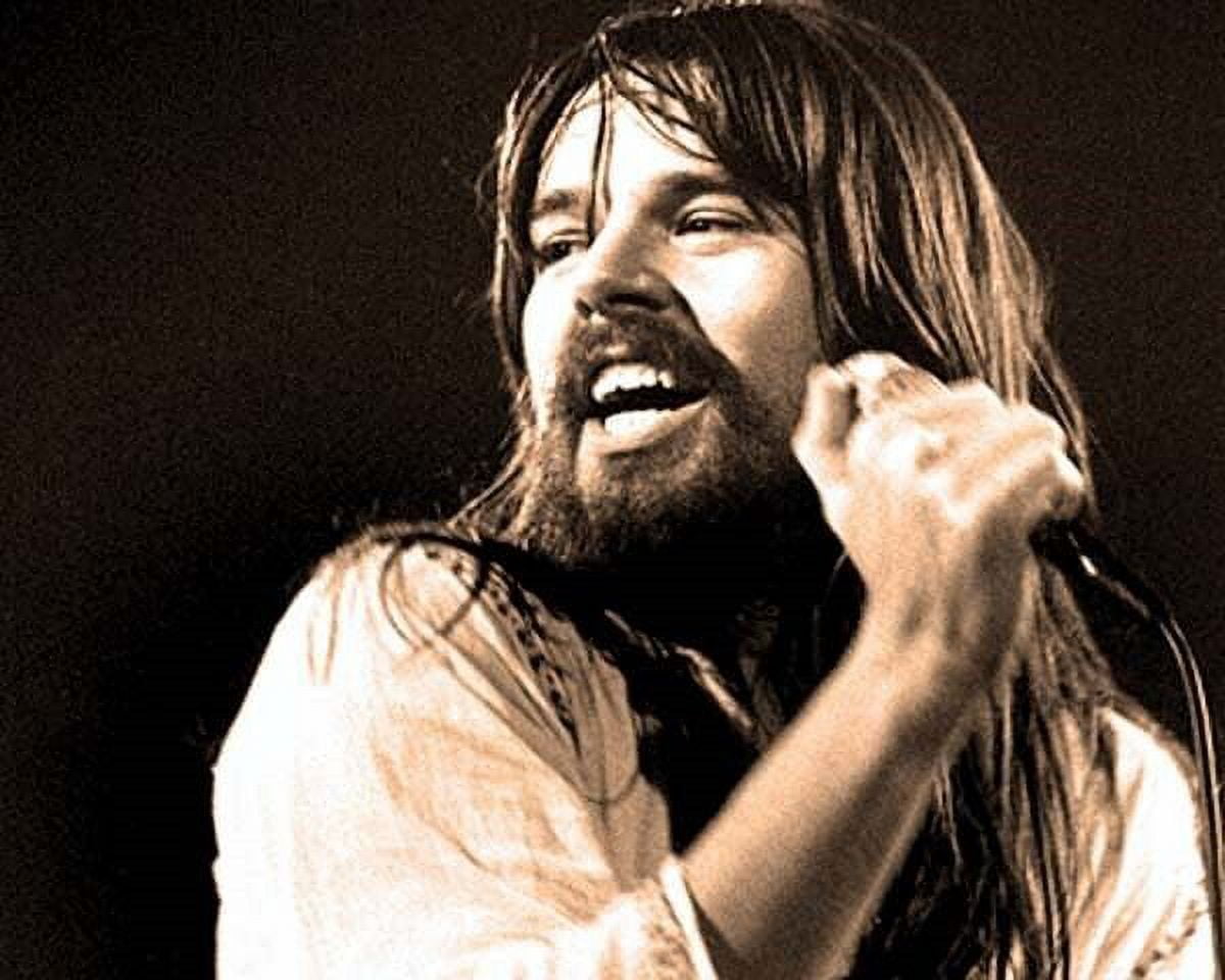 Bob Seger classic 1970's in concert holding microphone 8x10 inch photo ...