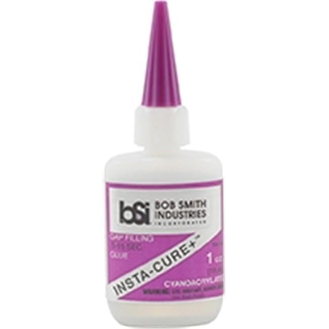 Bob Smith Industries, Insta-Cure Plus Glue, 1 oz Pink & White - Walmart.com