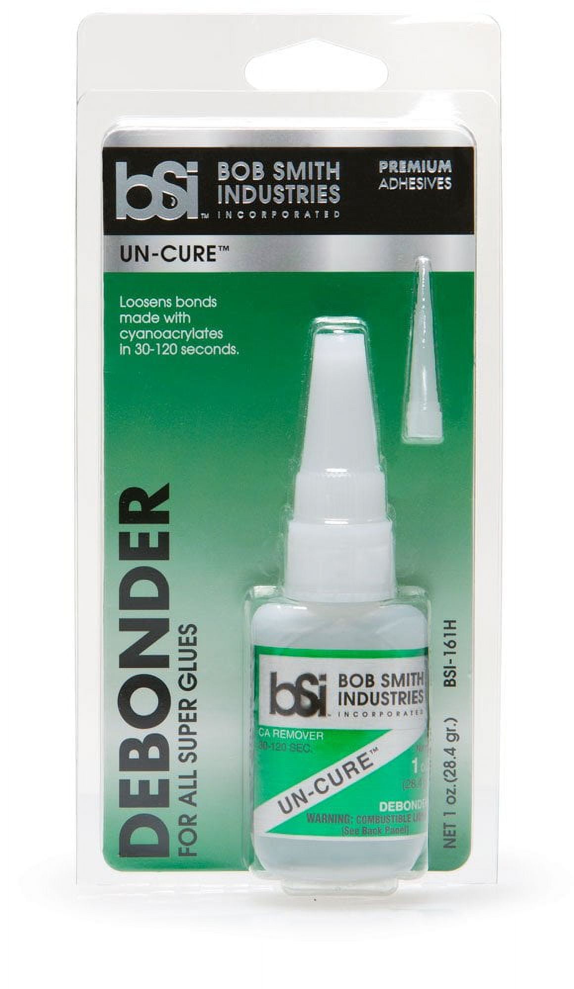 Bob Smith Industries BSI-161H UN-CURE Super Glue Debonder, 1 oz.,Clear ...