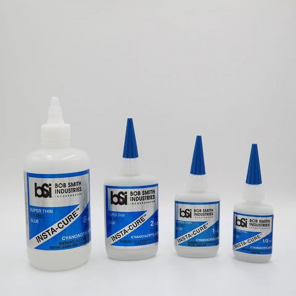 Bob Smith Ind Insta-Cure Super Thin .5oz CA Adhesive Glue for Quick Fix ...
