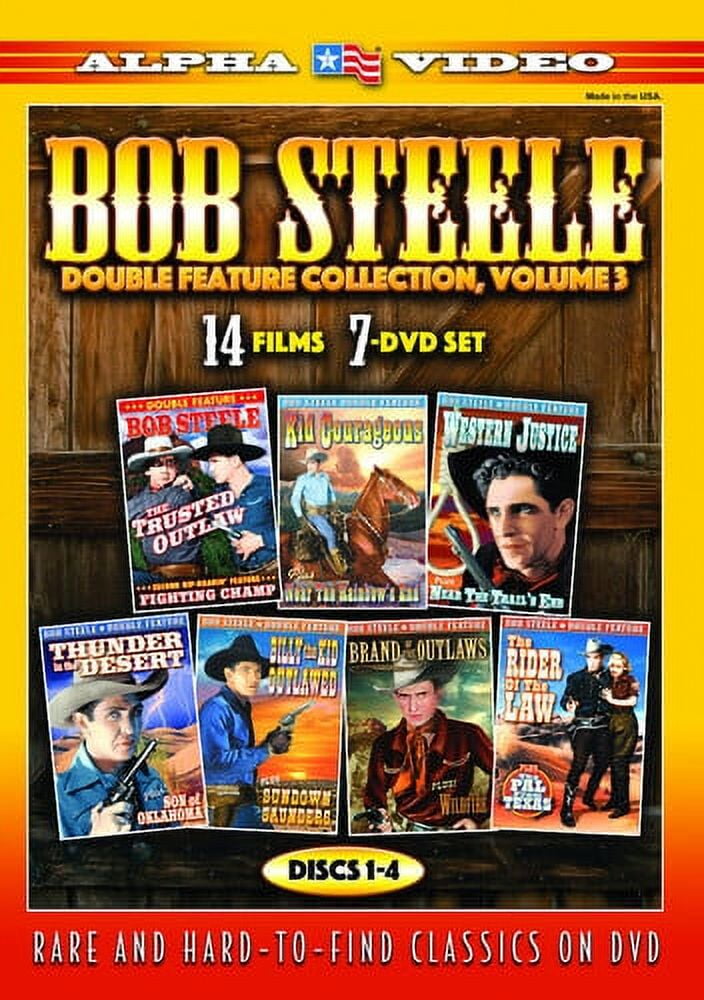 Bob Steele Double Feature Collection 3 (DVD), Alpha Video, Western ...
