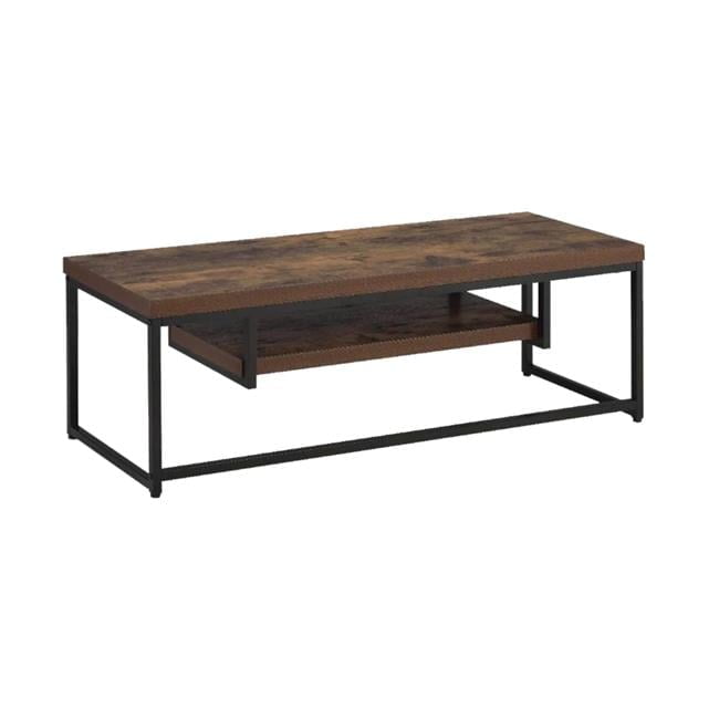 Bob TV Stand, Weathered Oak & Black - 30 lbs - Walmart.com